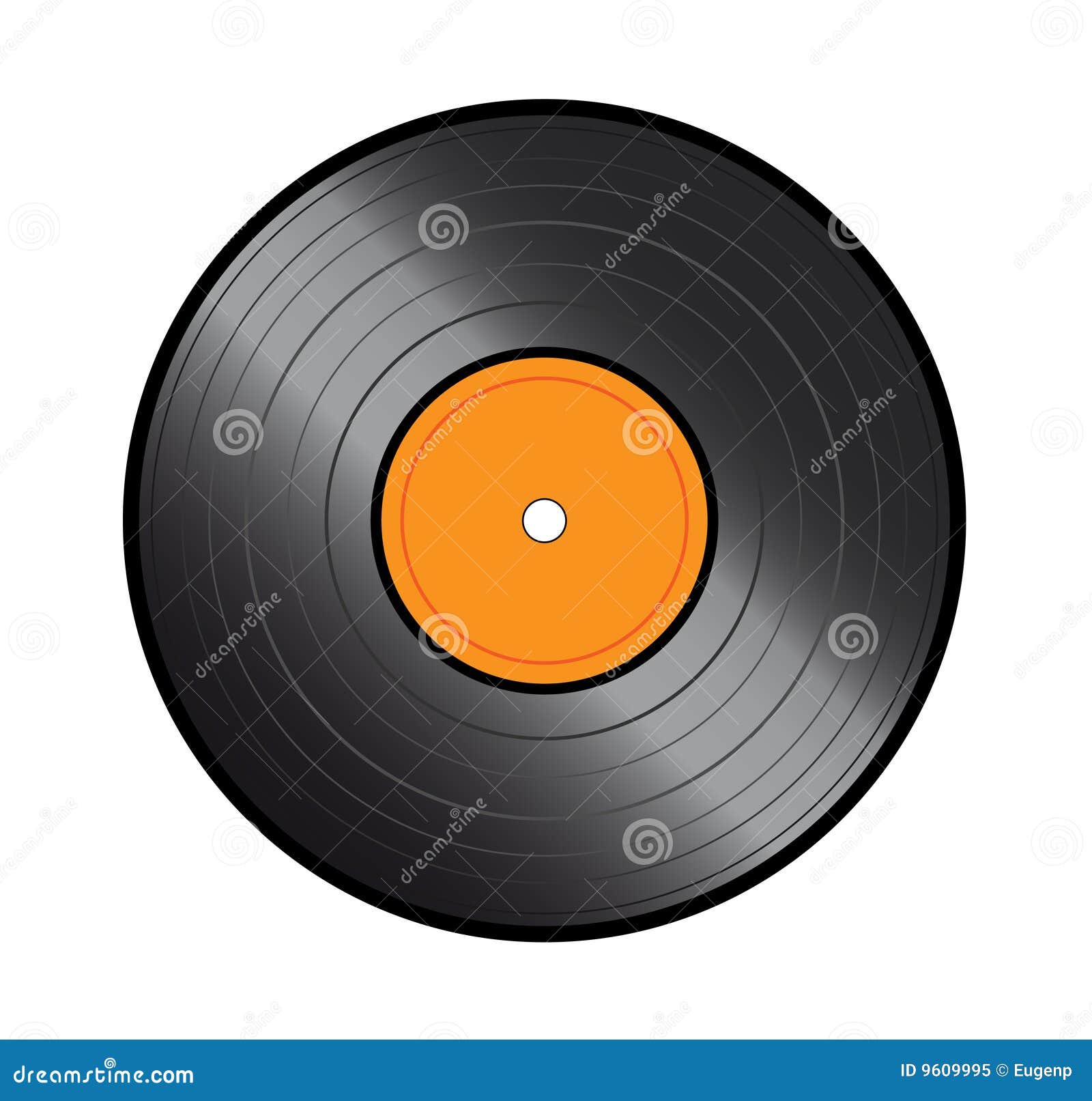 Vinyl icon stock vector. Illustration of 1950s, information - 9609995