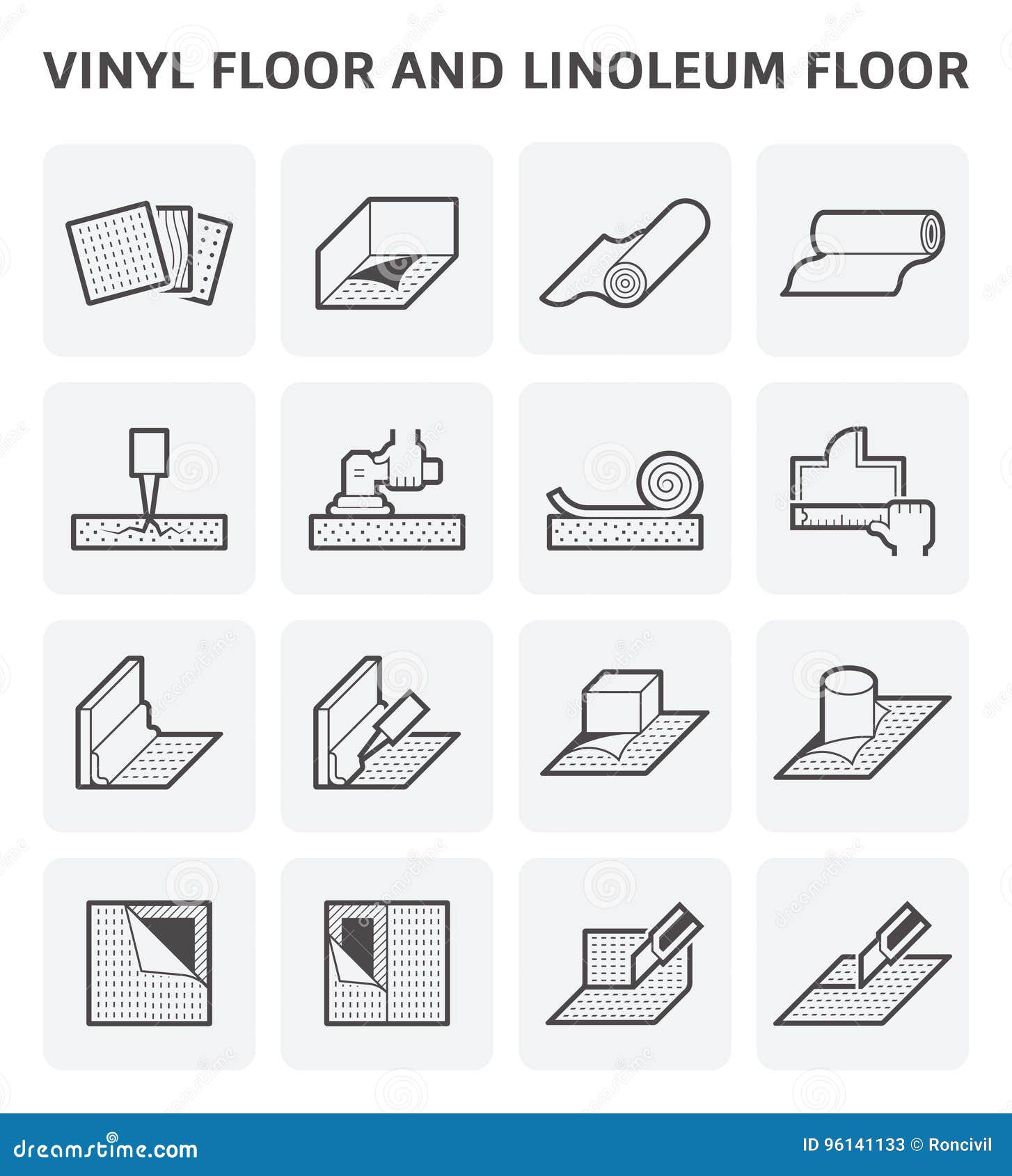 Vinyl Linoleum Floor Cartoon Vector | CartoonDealer.com #100644767