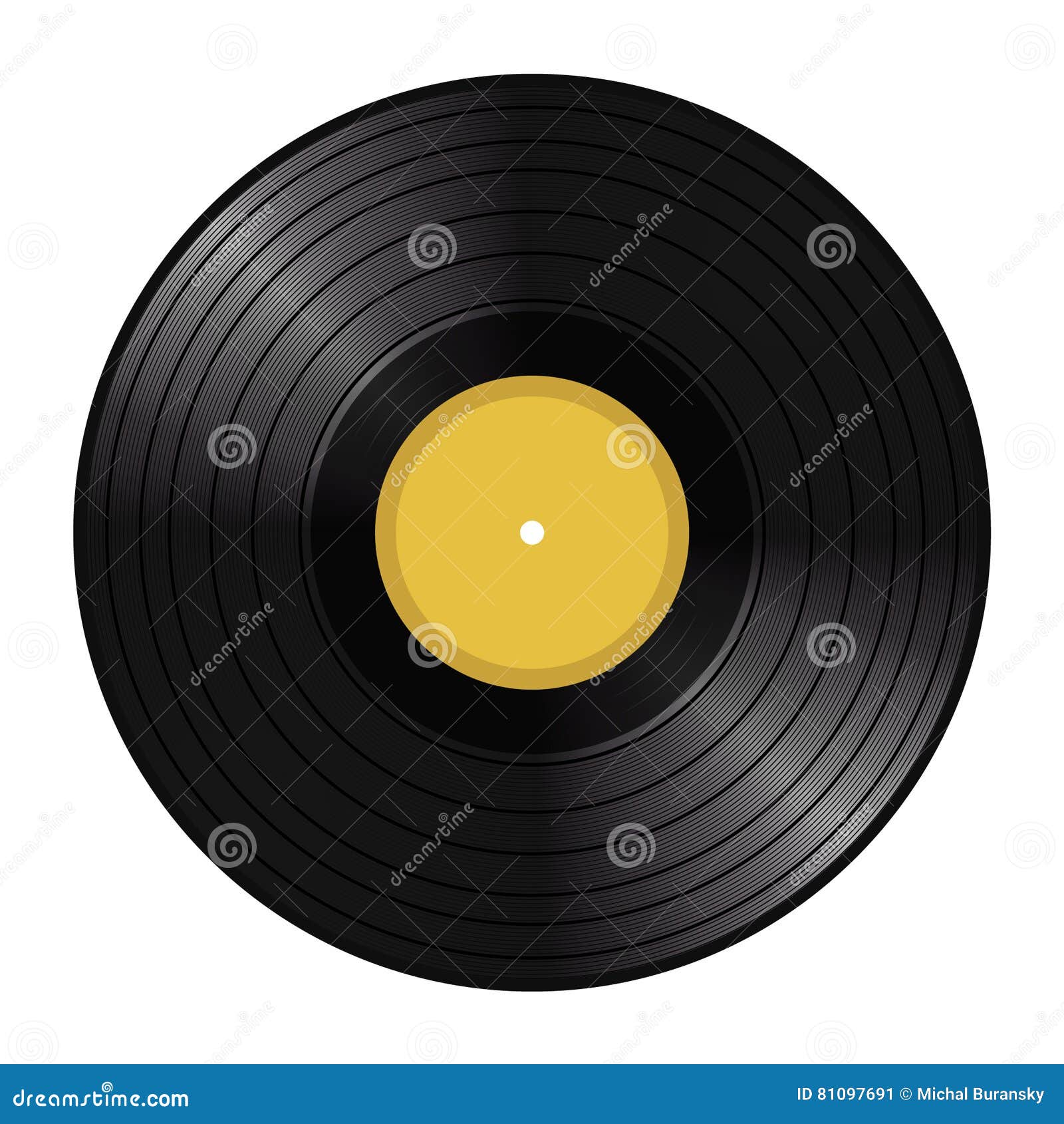 Vinyl LP disc stock vector. Illustration of records, party - 81097691