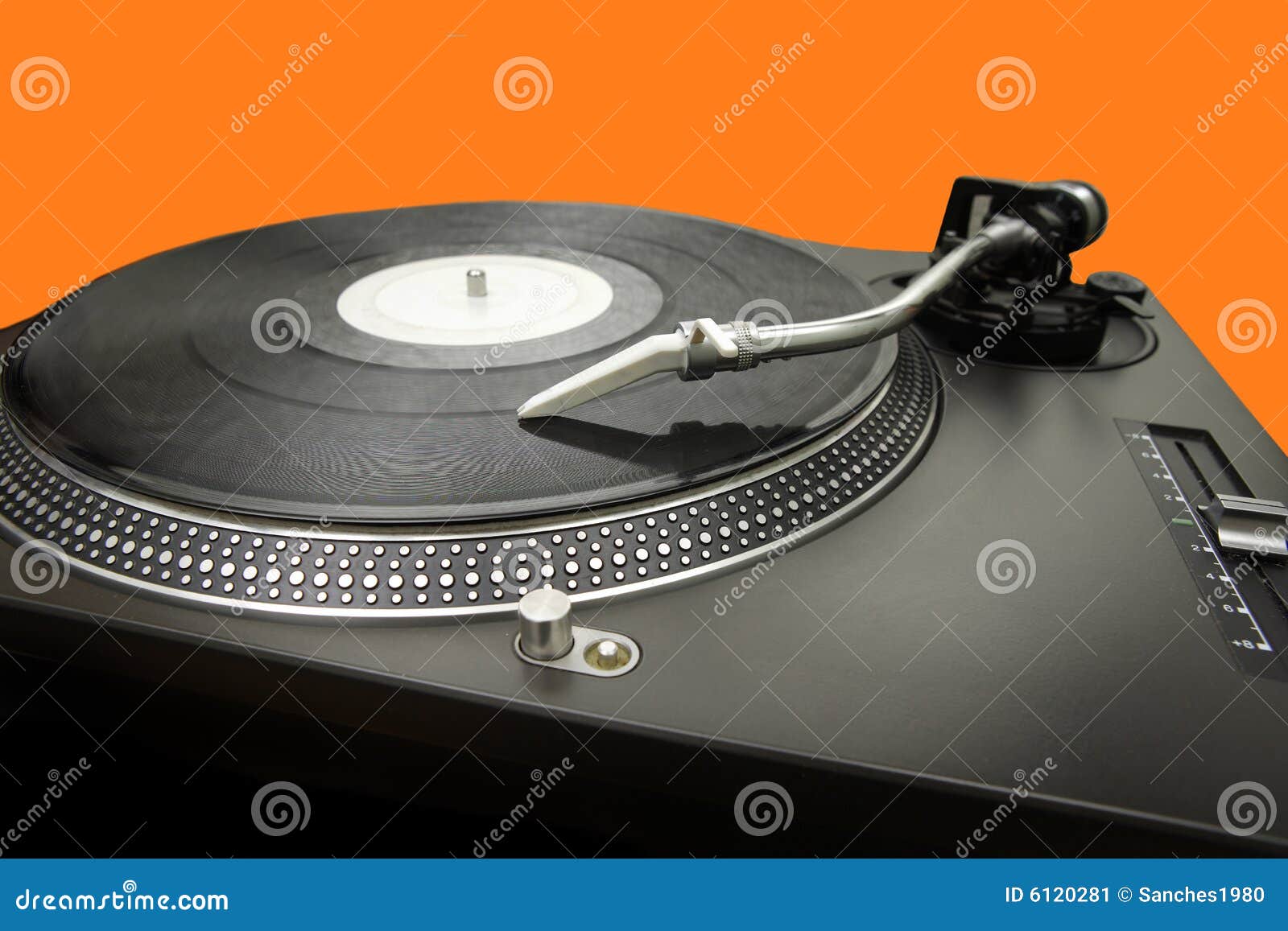 Vinyl player stock image. Image of recordplayer, black - 6120281