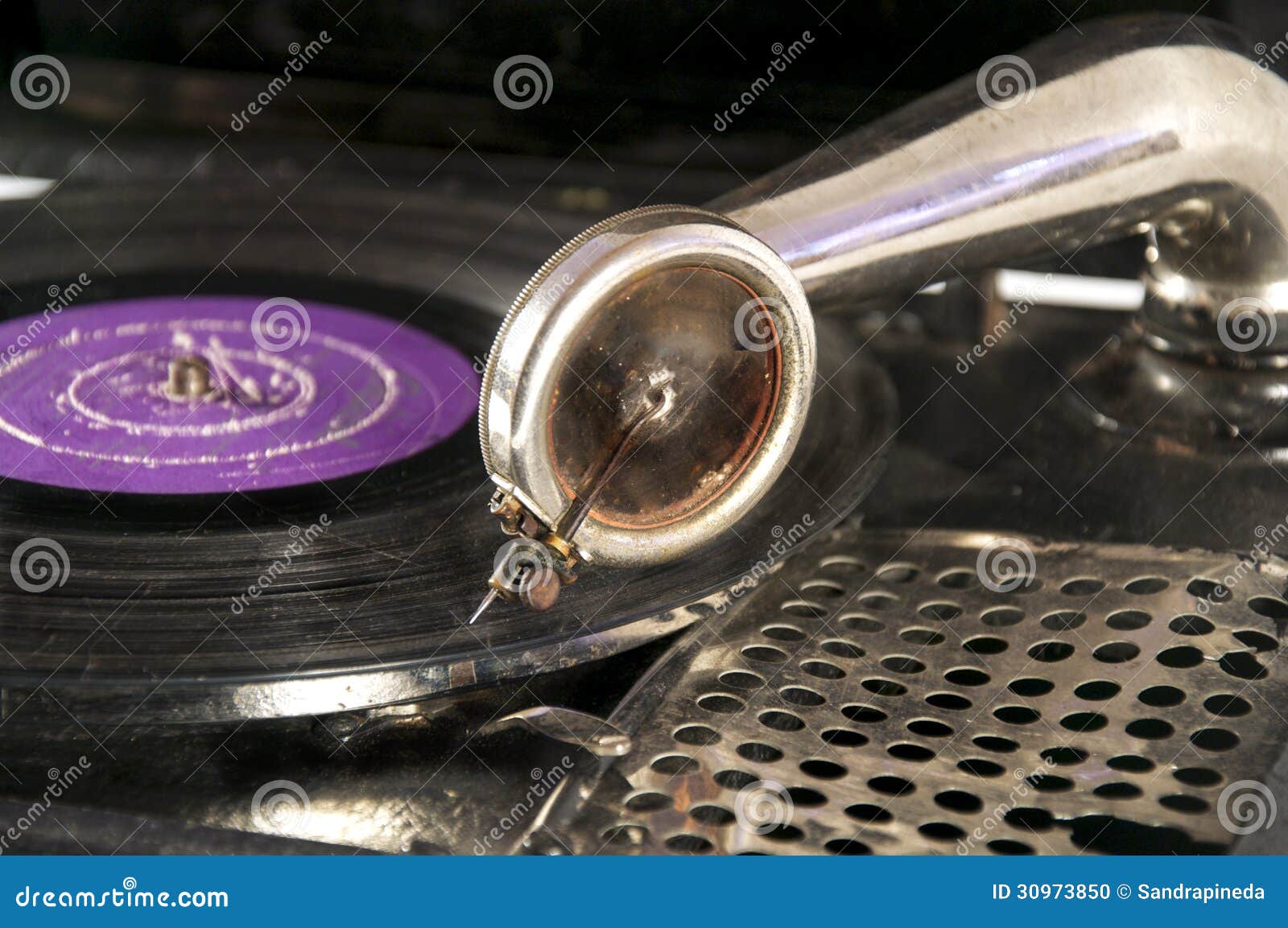 Vinyl player stock photo. Image of closeup, house, rustic - 30973850