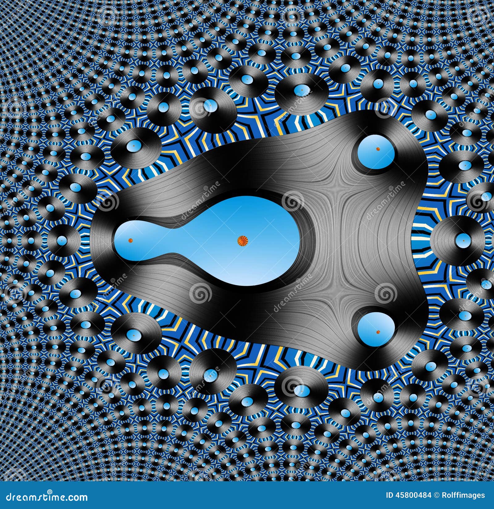 Vinyl Record Abstract stock illustration. Illustration of label - 45800484