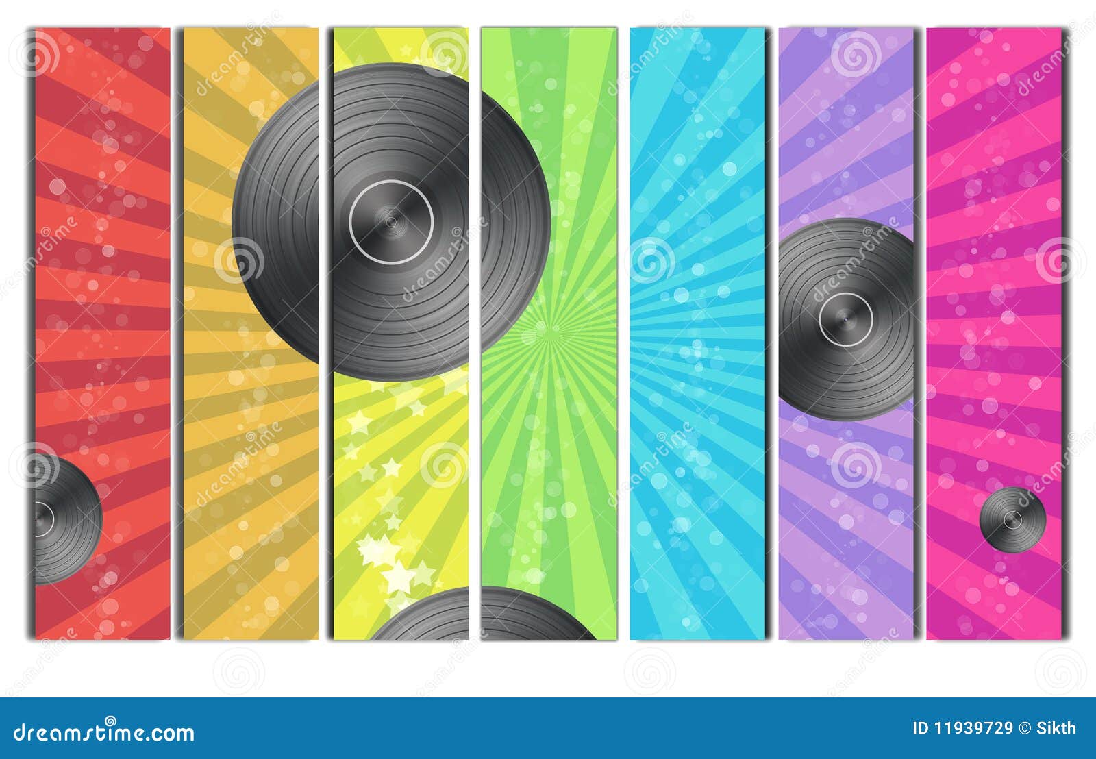 Vinyl Record Backround stock illustration. Illustration of music - 11939729