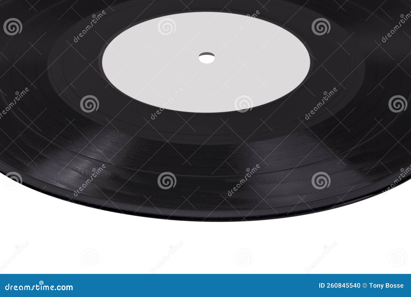 Vinyl Record Closeup stock photo. Image of entertainment - 260845540