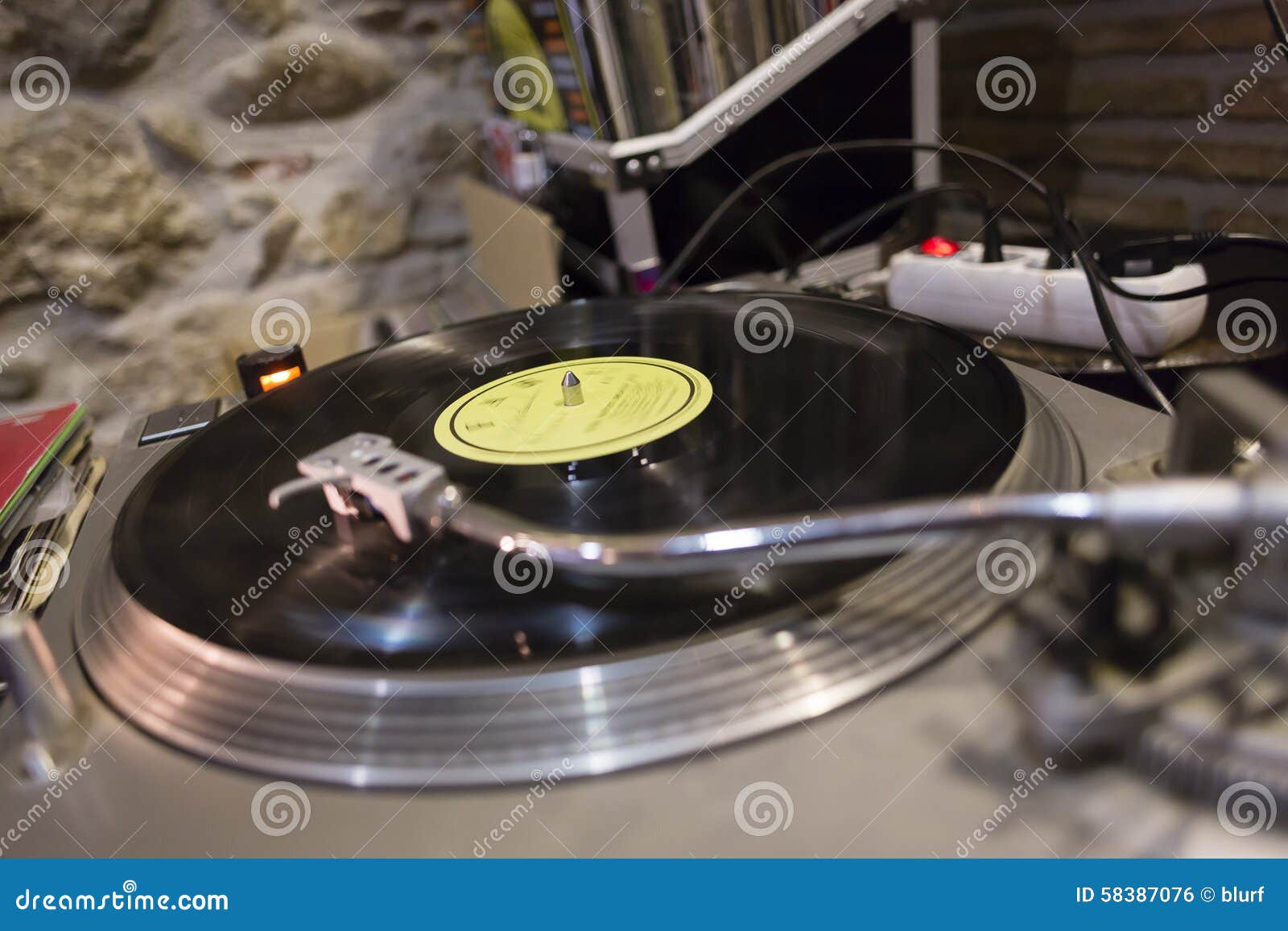 Vinyl record corner stock photo. Image of audio, industry - 58387076
