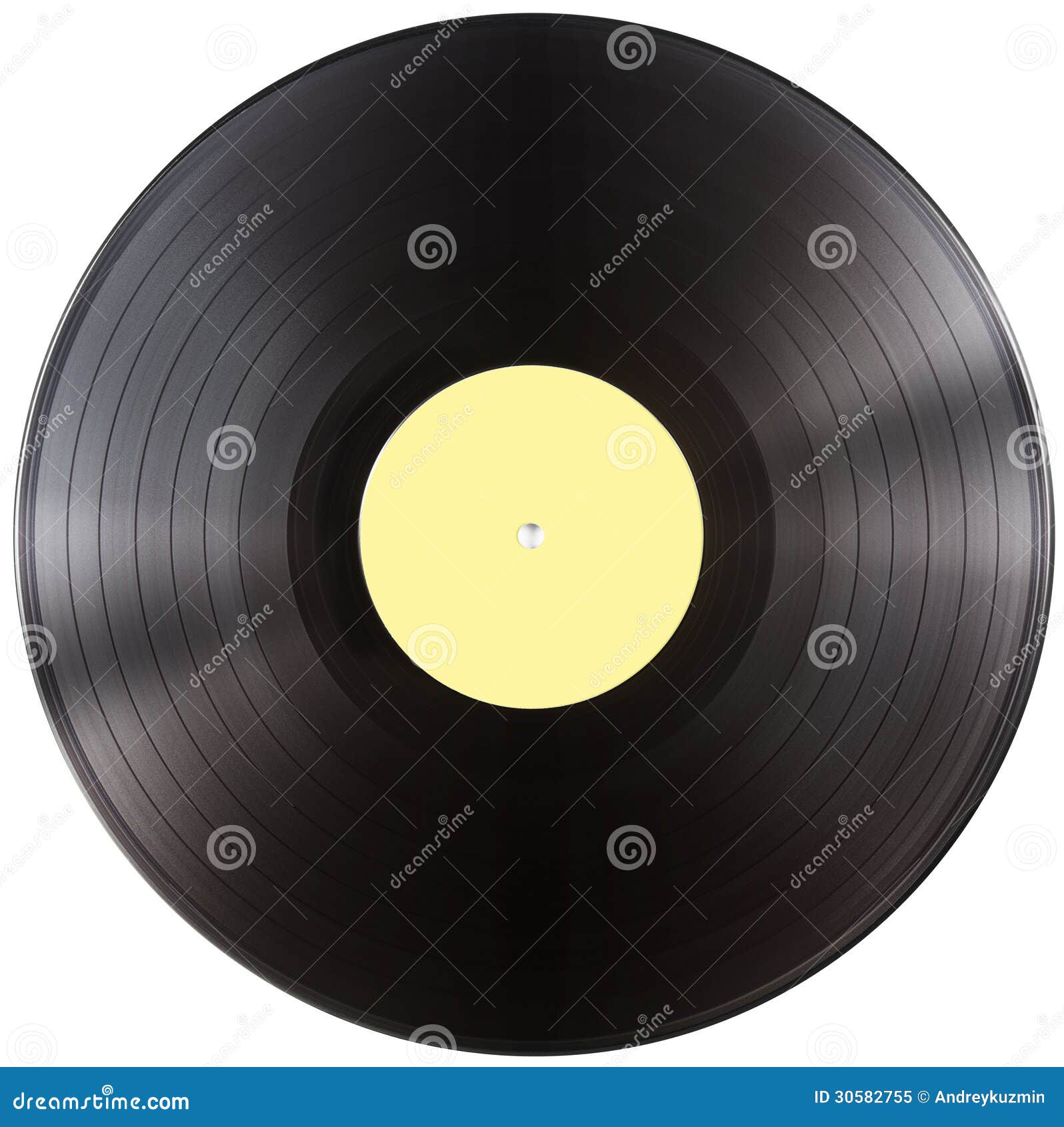 Vinyl Record Disc Isolated with Clipping Path Stock Image - Image of ...