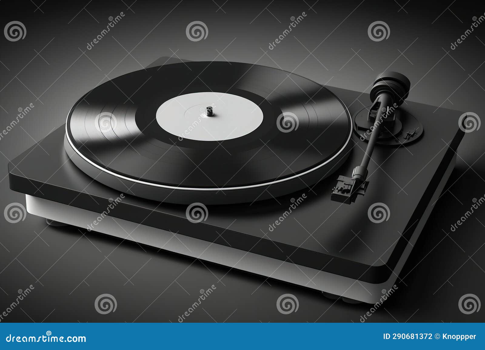 Vinyl Record Disk Ai Generated Stock Photo - Image of turntable, sound ...