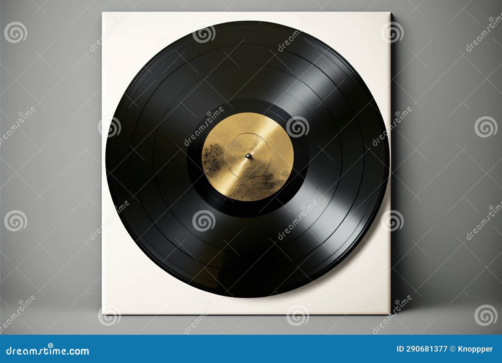 Vinyl Record Disk Ai Generated Stock Image - Image of mockup, retro ...