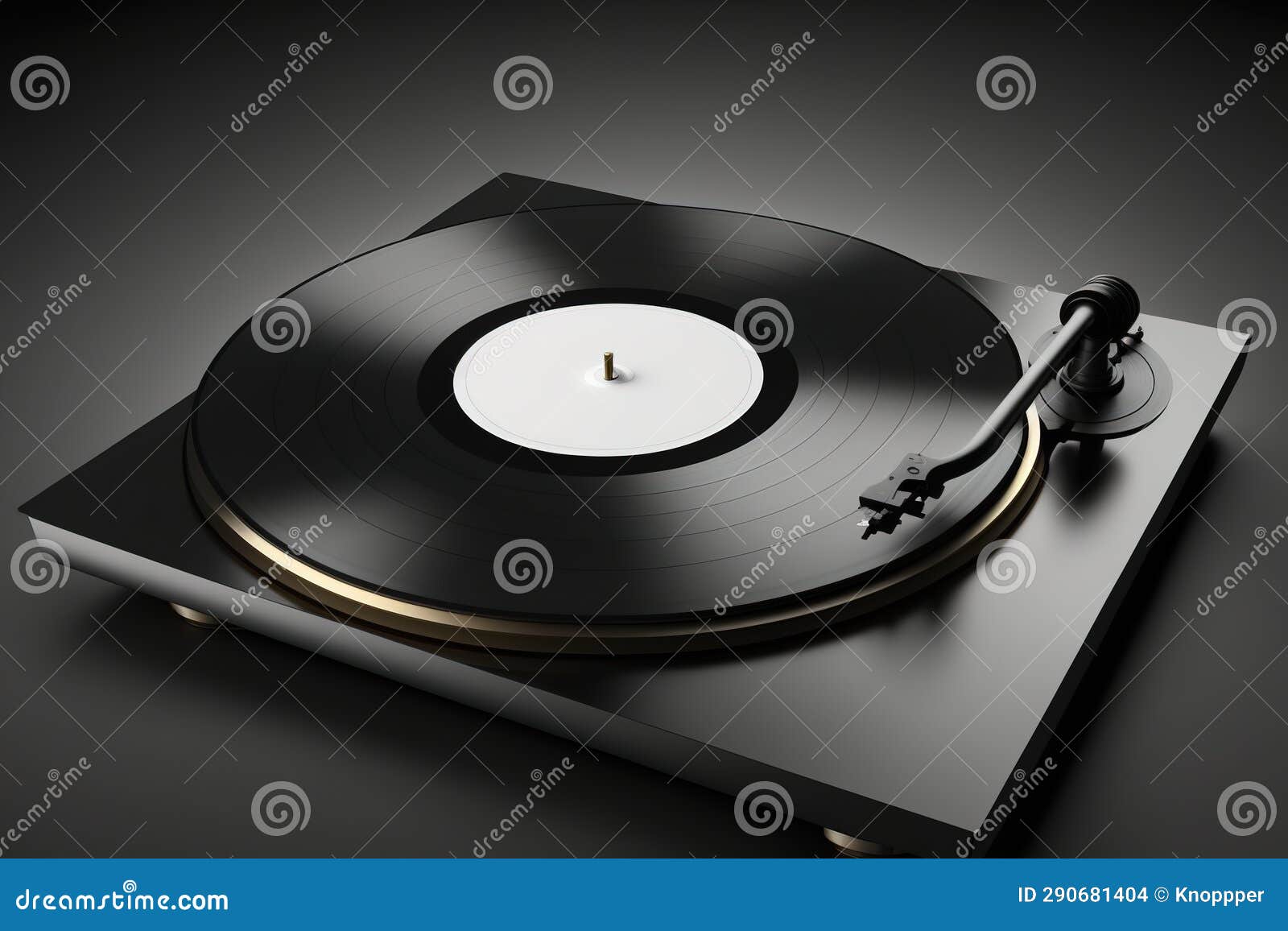 Vinyl Record Disk Ai Generated Stock Photo - Image of audio, retro ...