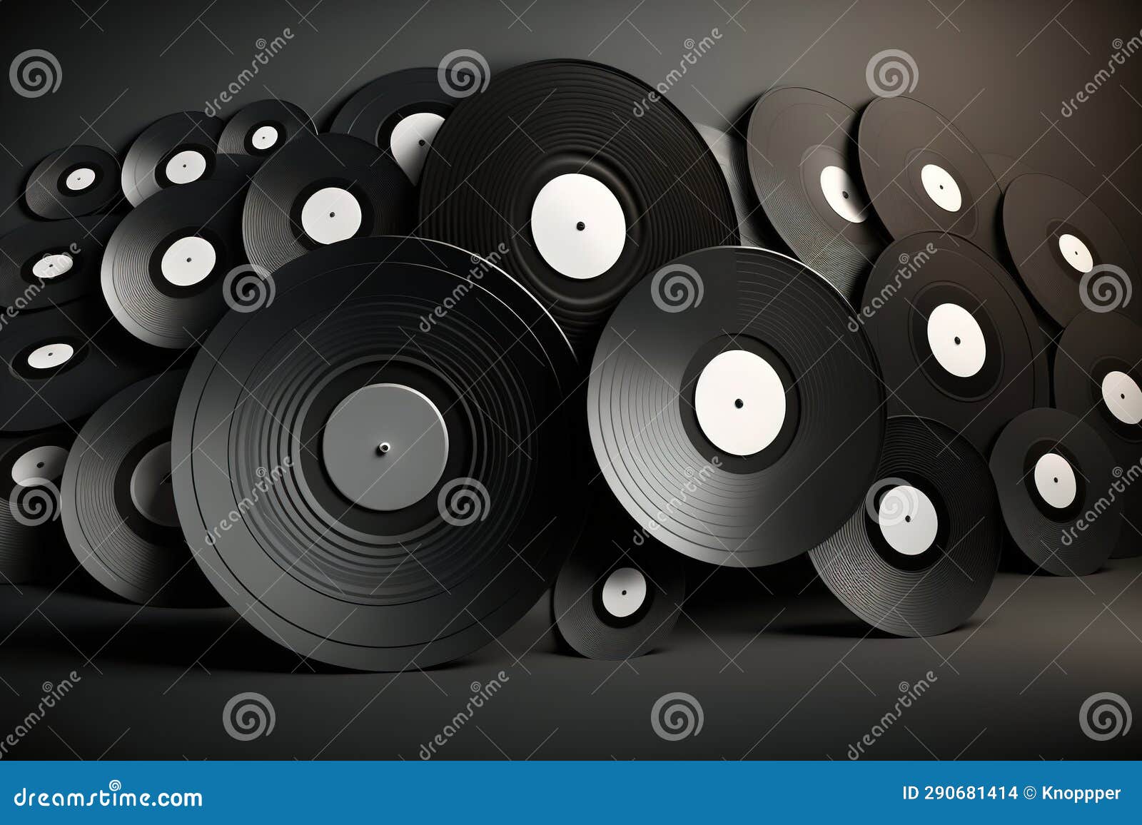 Vinyl Record Disk Ai Generated Stock Illustration - Illustration of ...