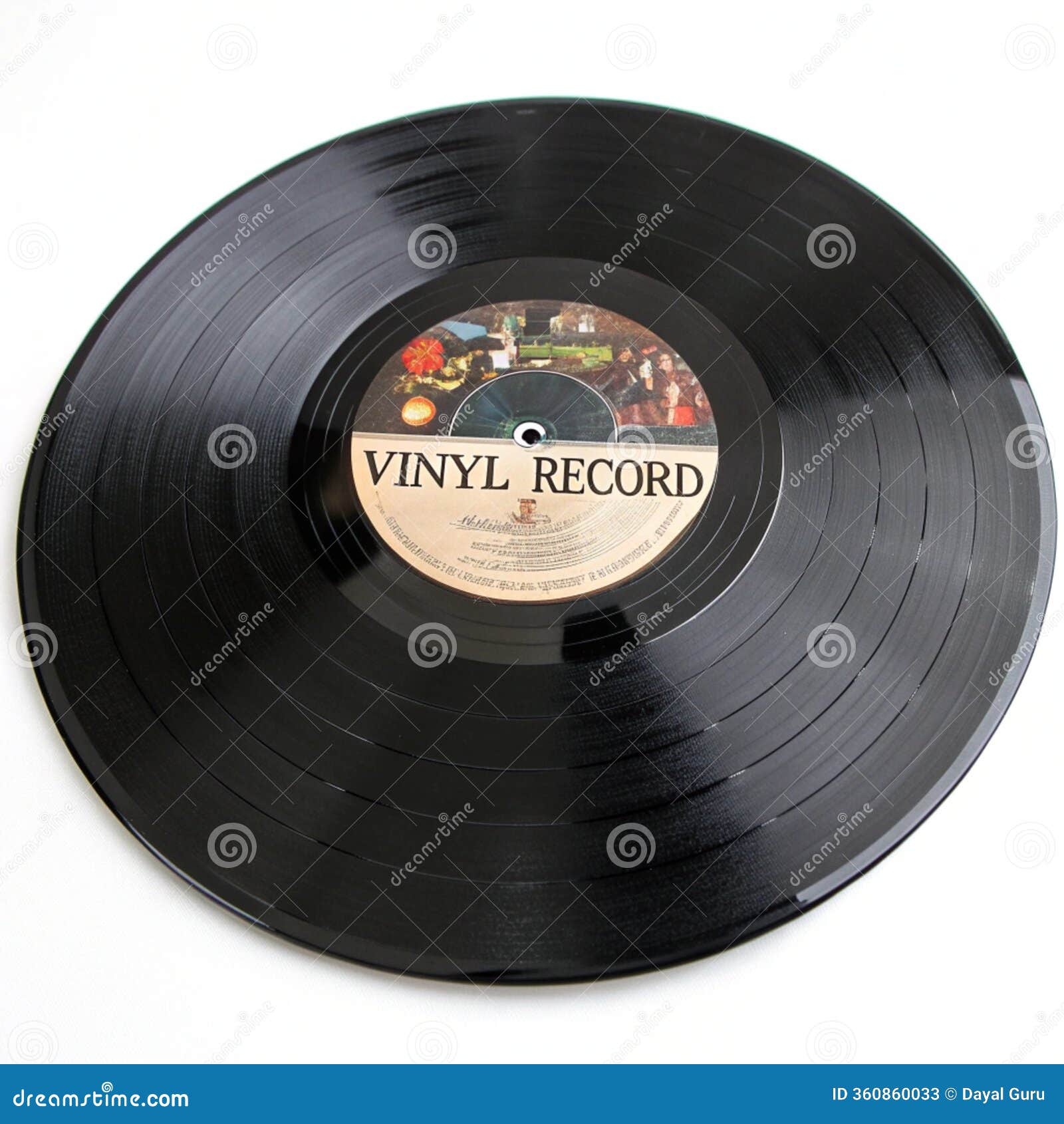 Vinyl Record Isolated on Transparent Background Stock Illustration ...