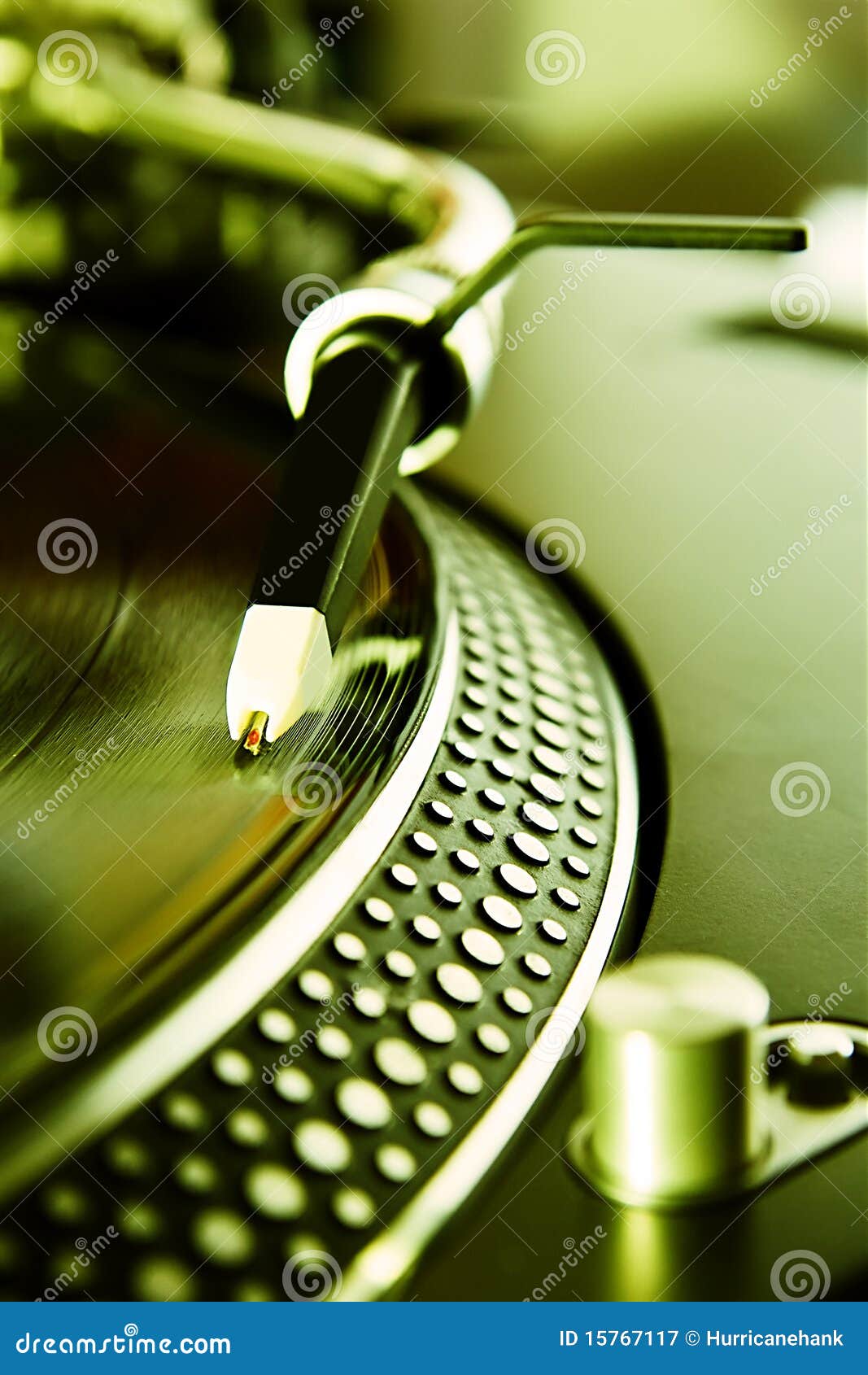 Vinyl Record Player Spinning the Disc Stock Image - Image of plastic ...