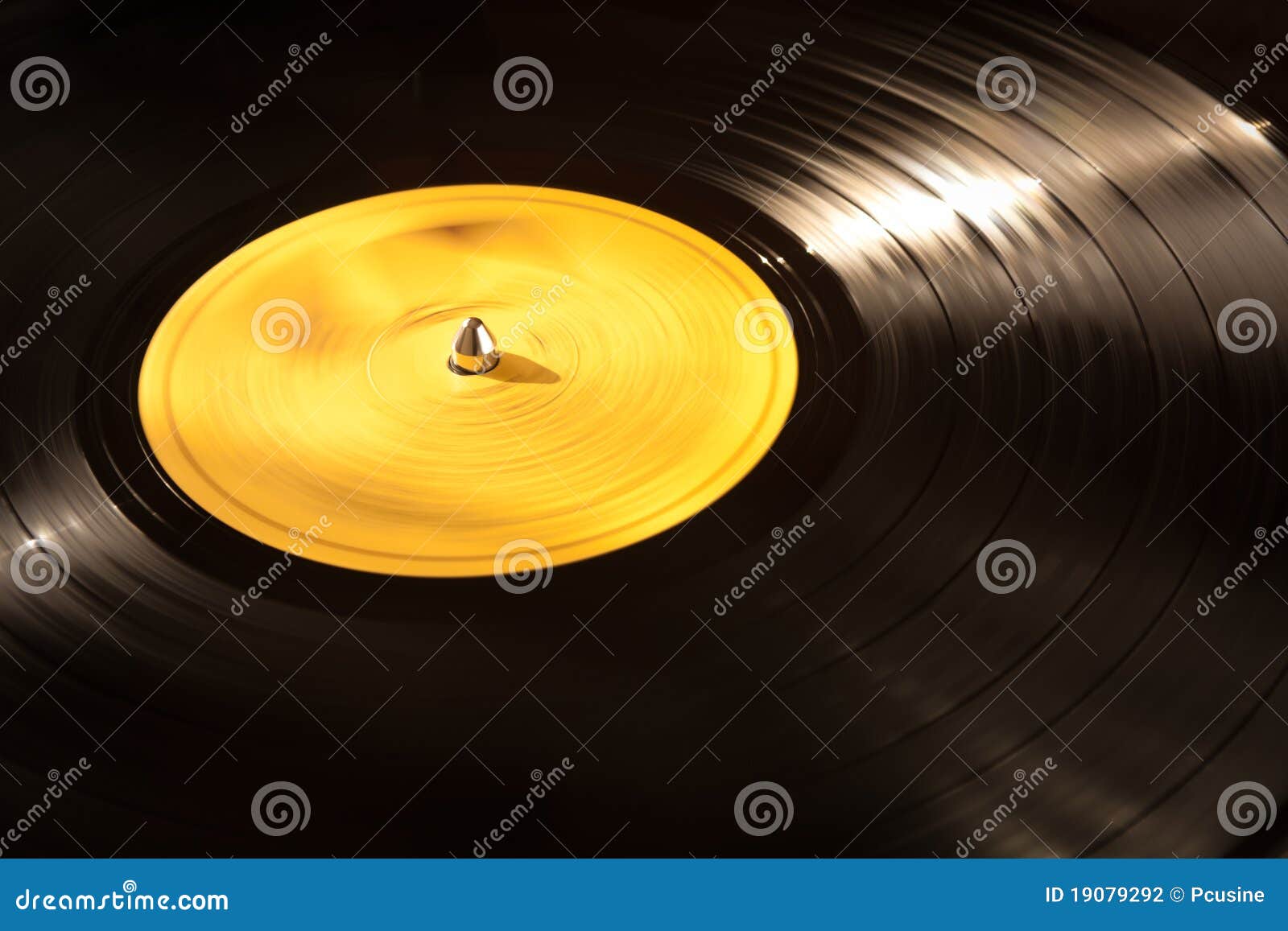 Vinyl Record Playing stock photo. Image of black, disco - 19079292
