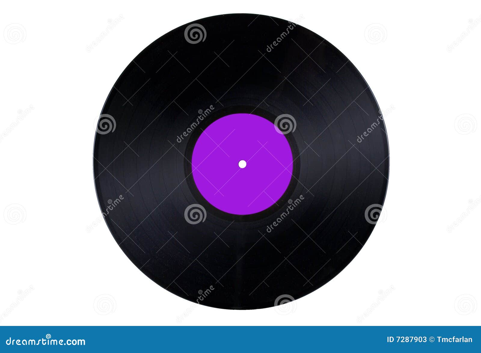 Vinyl Record Purple Label stock image. Image of number - 7287903