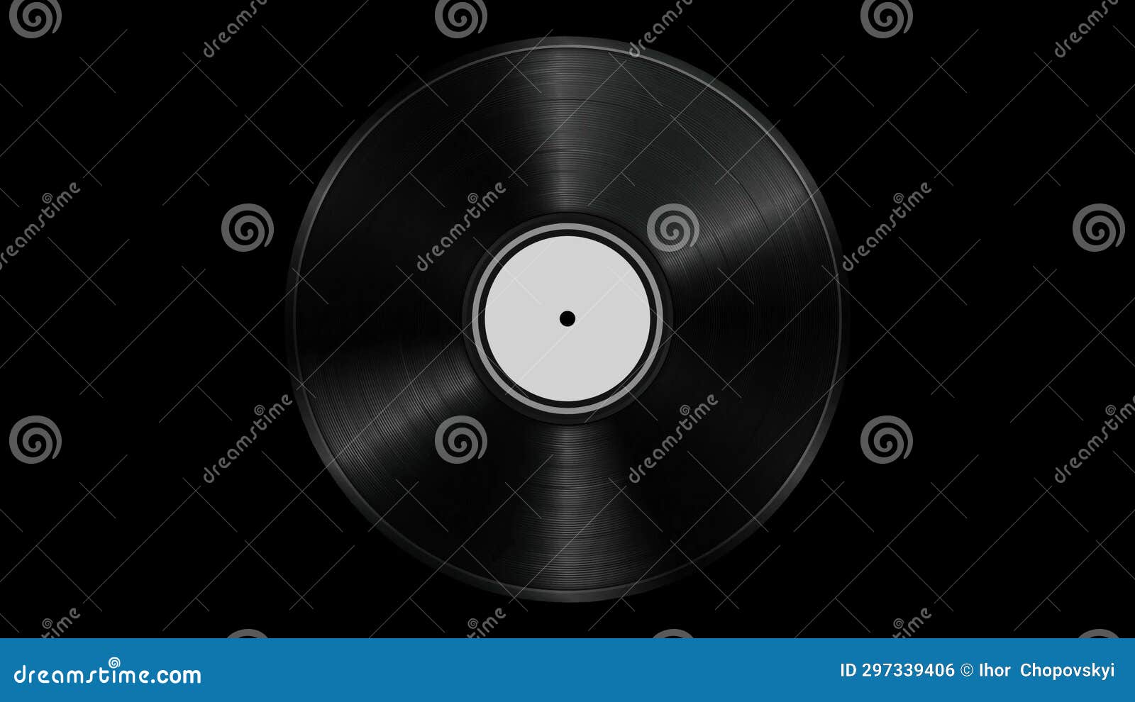 Vinyl Record is Rotating on 4K Animation. Animation Video Retro Vinyl ...