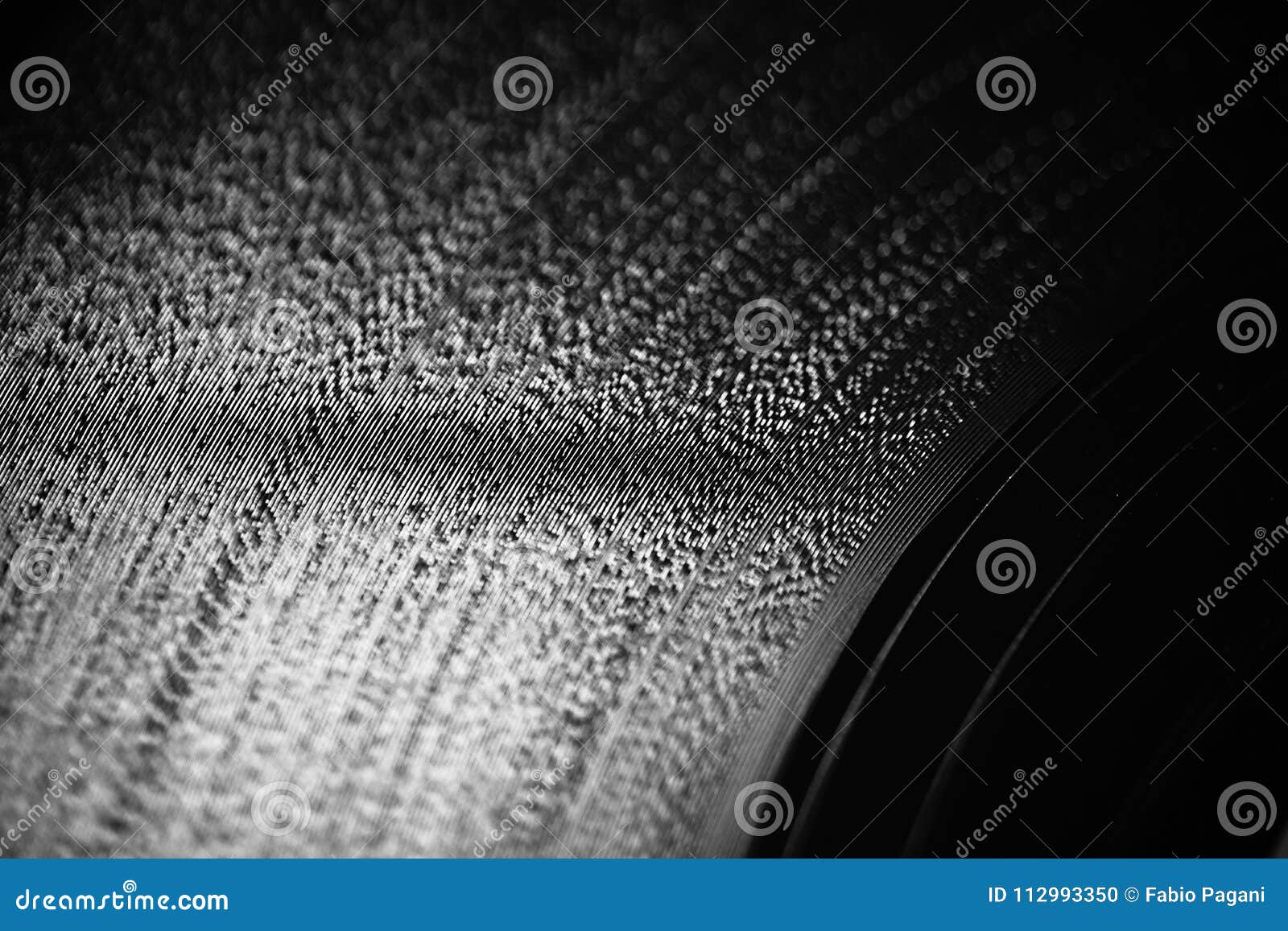 Vinyl Record Surface Extreme Close Stock Photo - Image of object, disco ...