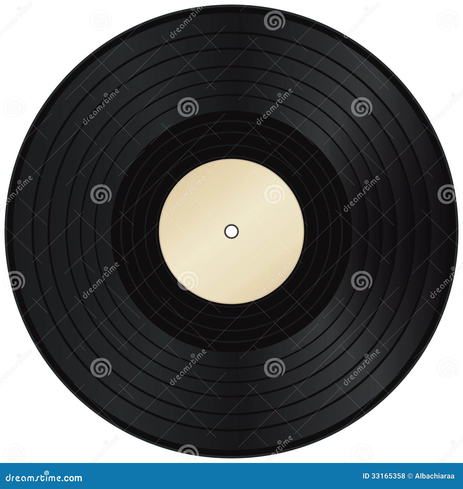 Vinyl Record Mockup. Realistic Black Vinyl Disc With Cover From ...