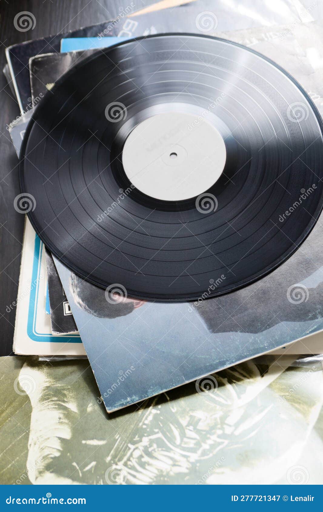 Vinyl recording disk stock image. Image of musician - 277721347