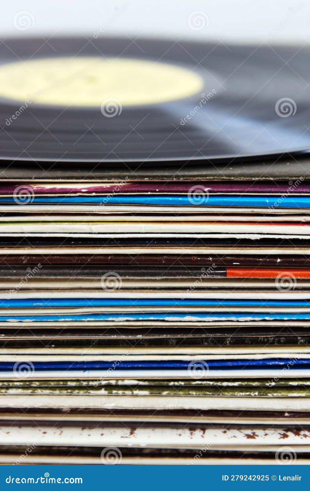 Vinyl recording disks stock image. Image of vinyl, plate - 279242925
