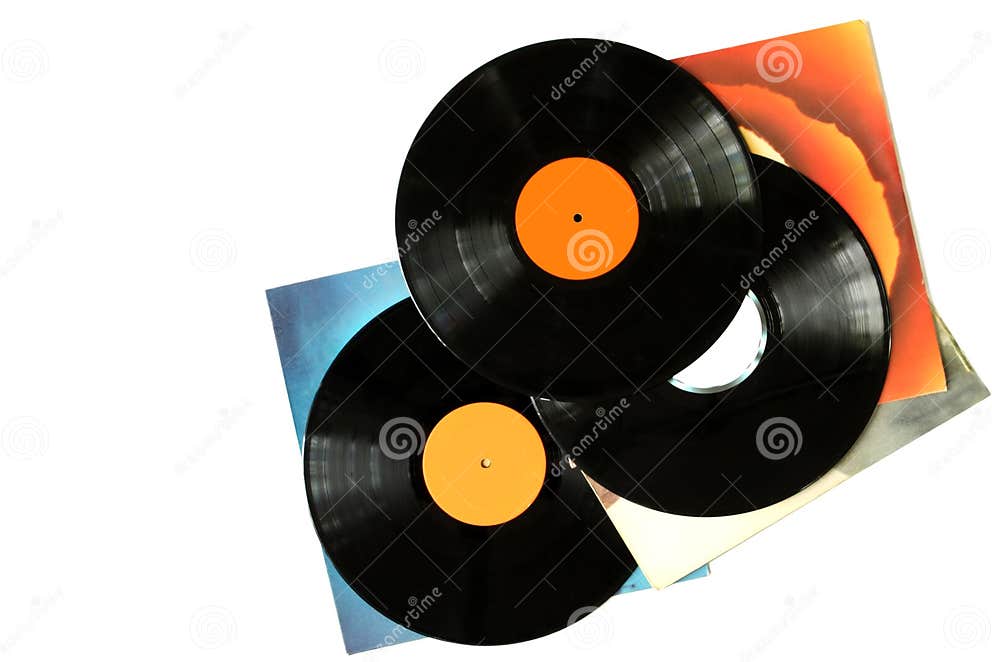 Vinyl Records stock photo. Image of yellow, disk, record - 3708760
