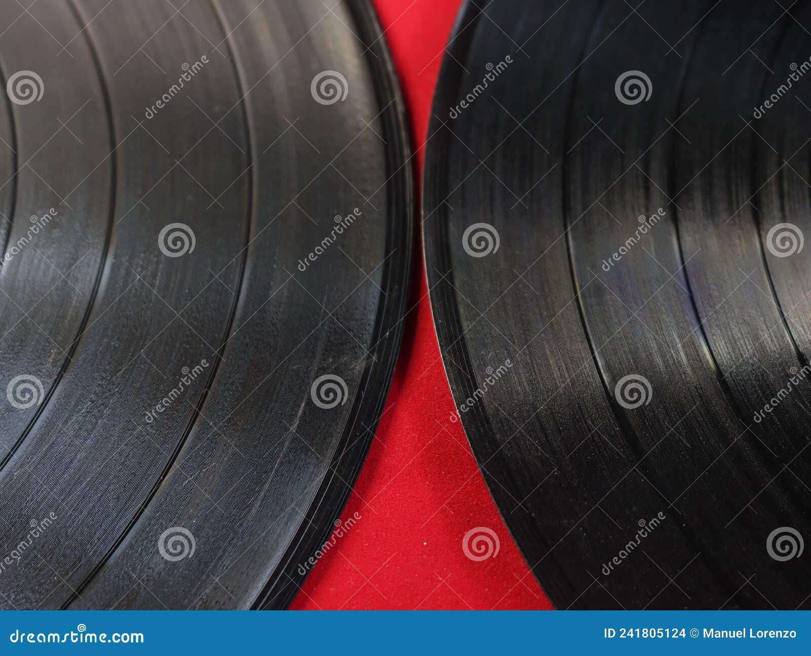 Vinyl Records Old Music Format Turntables Long Play Stock Photo - Image ...