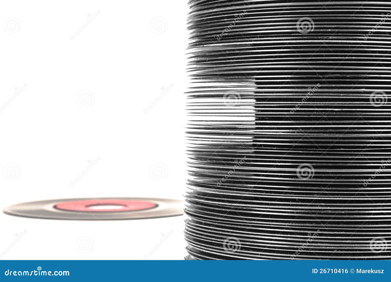 Vinyl records pile stock photo. Image of texture, antique - 26710416