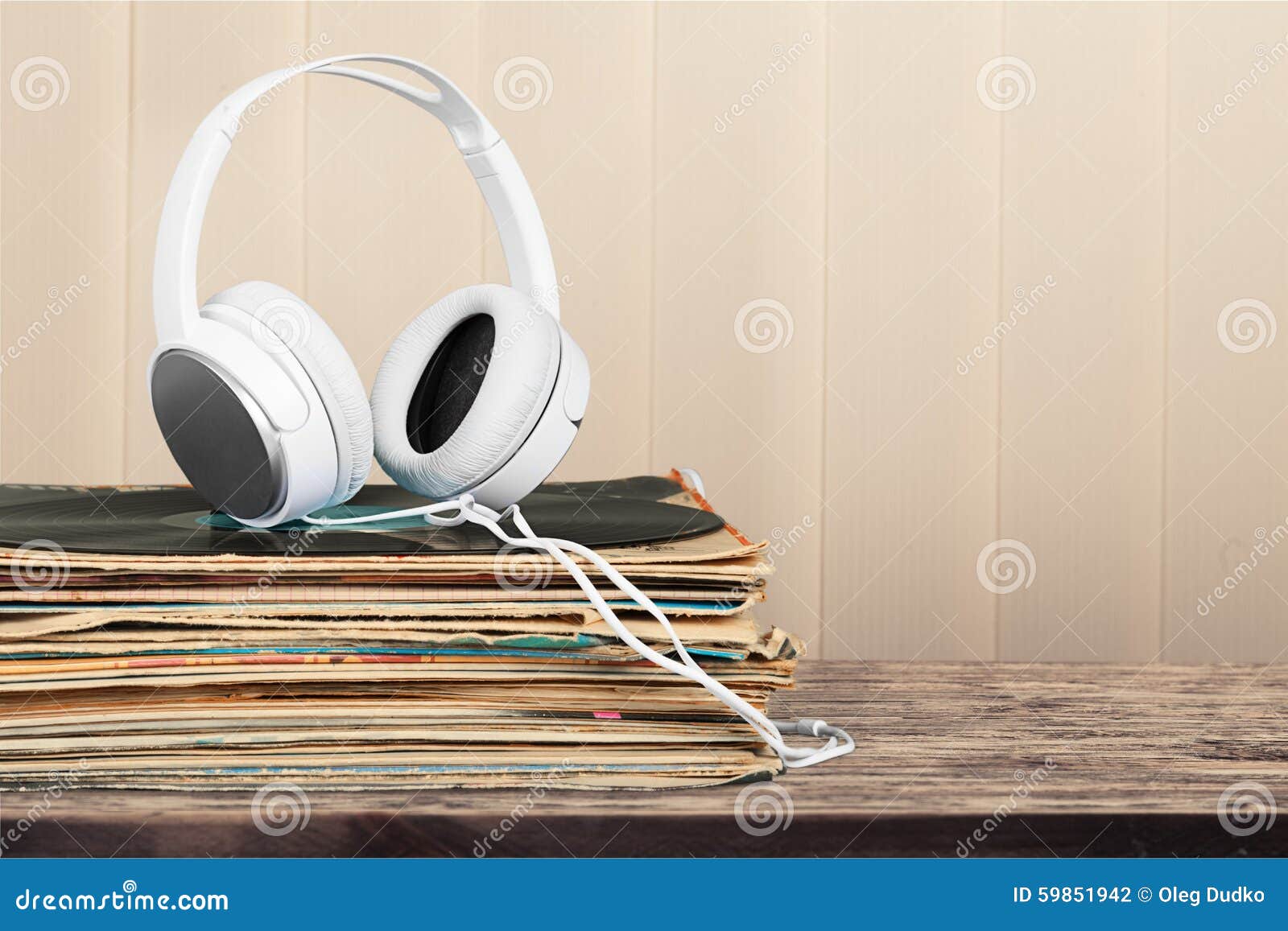 Vinyl records stock photo. Image of personal, stack, stereo - 59851942