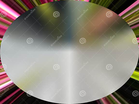 Abstract Vinyl with Reflection, Colorful Stripe Burst Background Frame ...