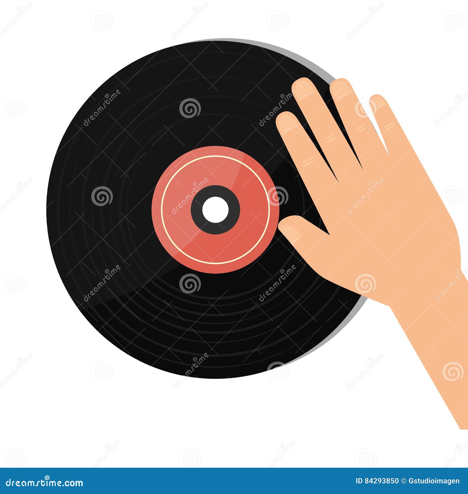 Vinyl retro music icon stock illustration. Illustration of music - 84293850