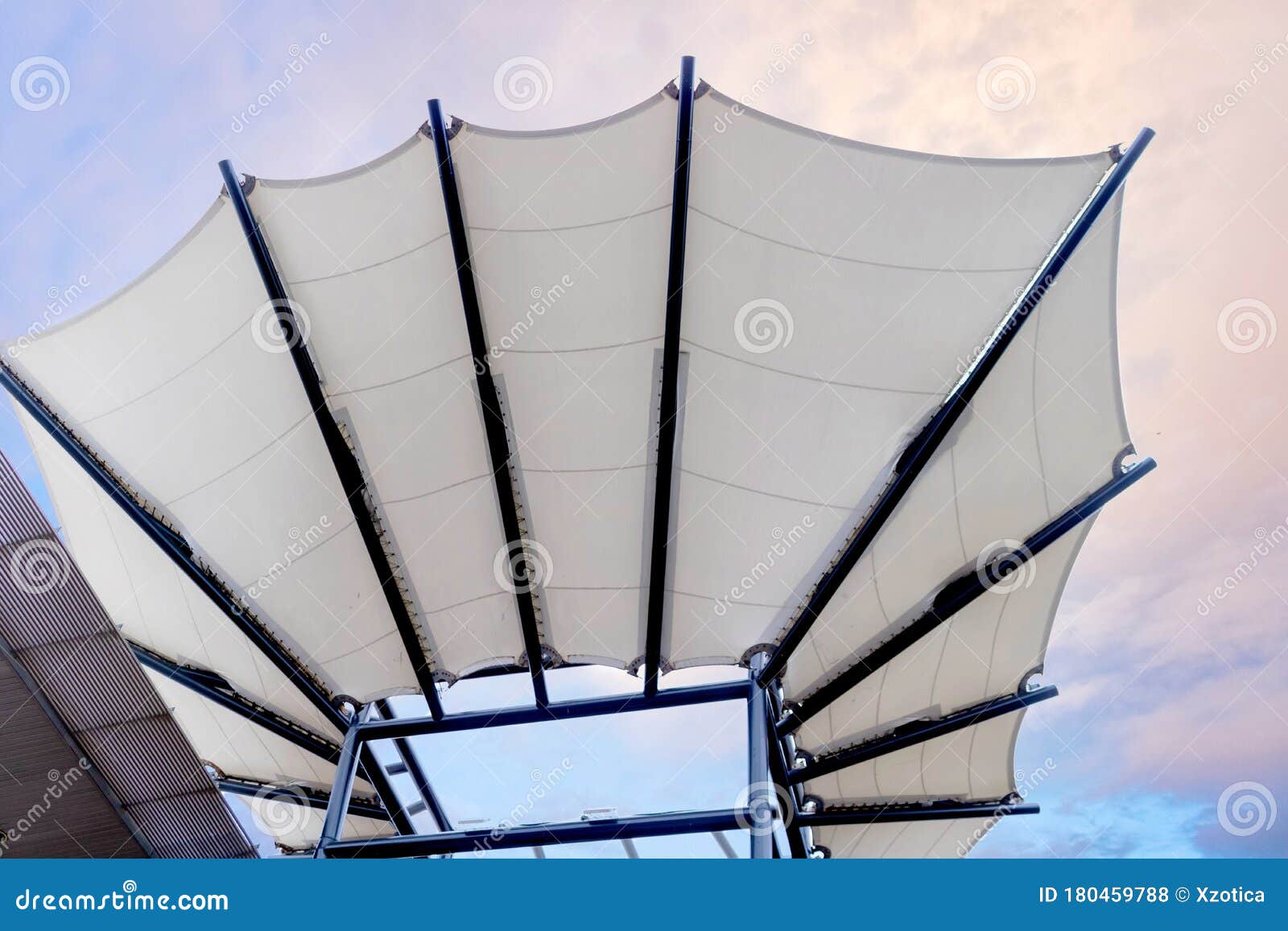 Vinyl Roof Structure with Blue Sky Background Editorial Stock Photo ...
