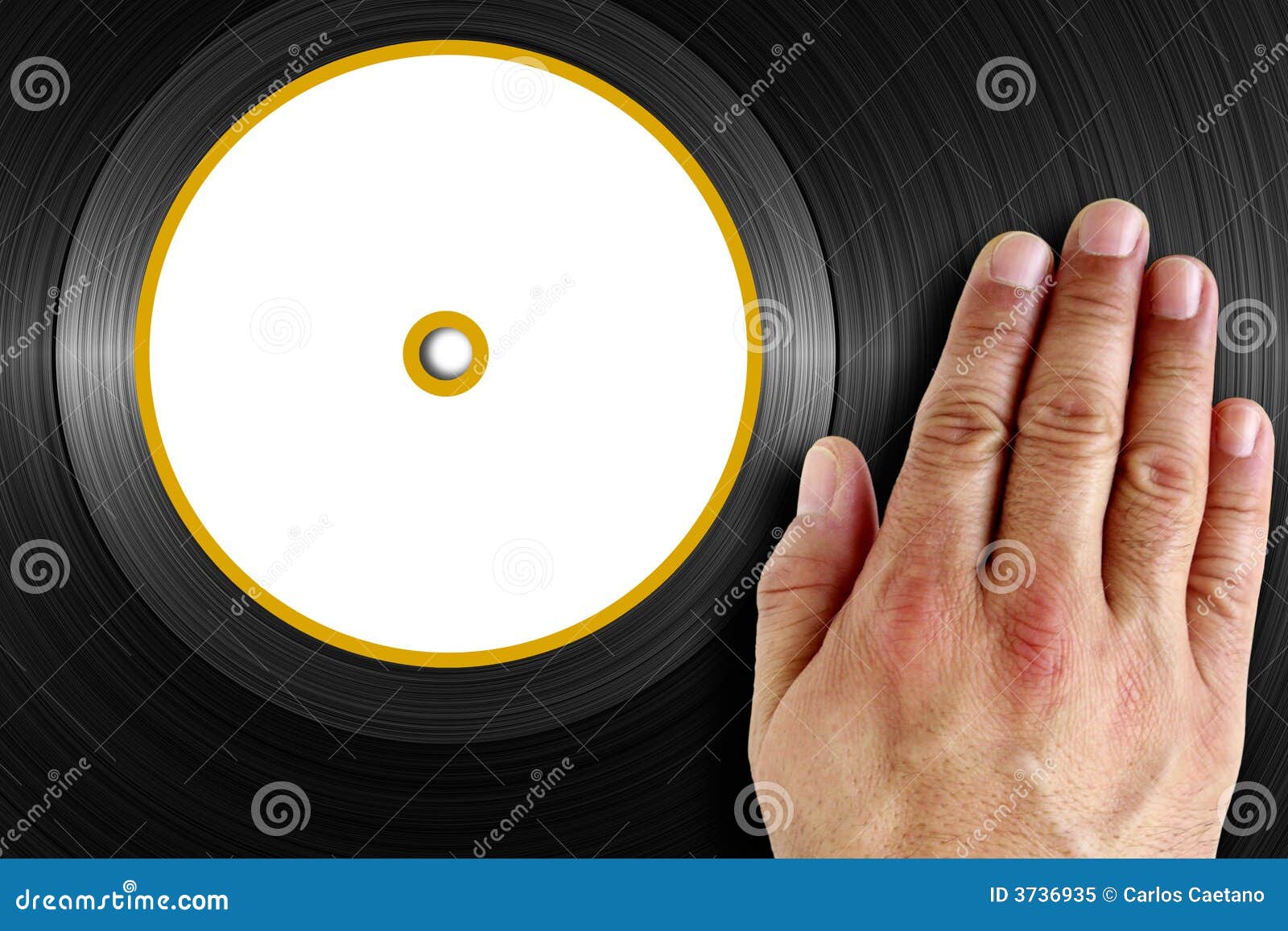 Vinyl Scratch stock image. Image of music, club, audio - 3736935