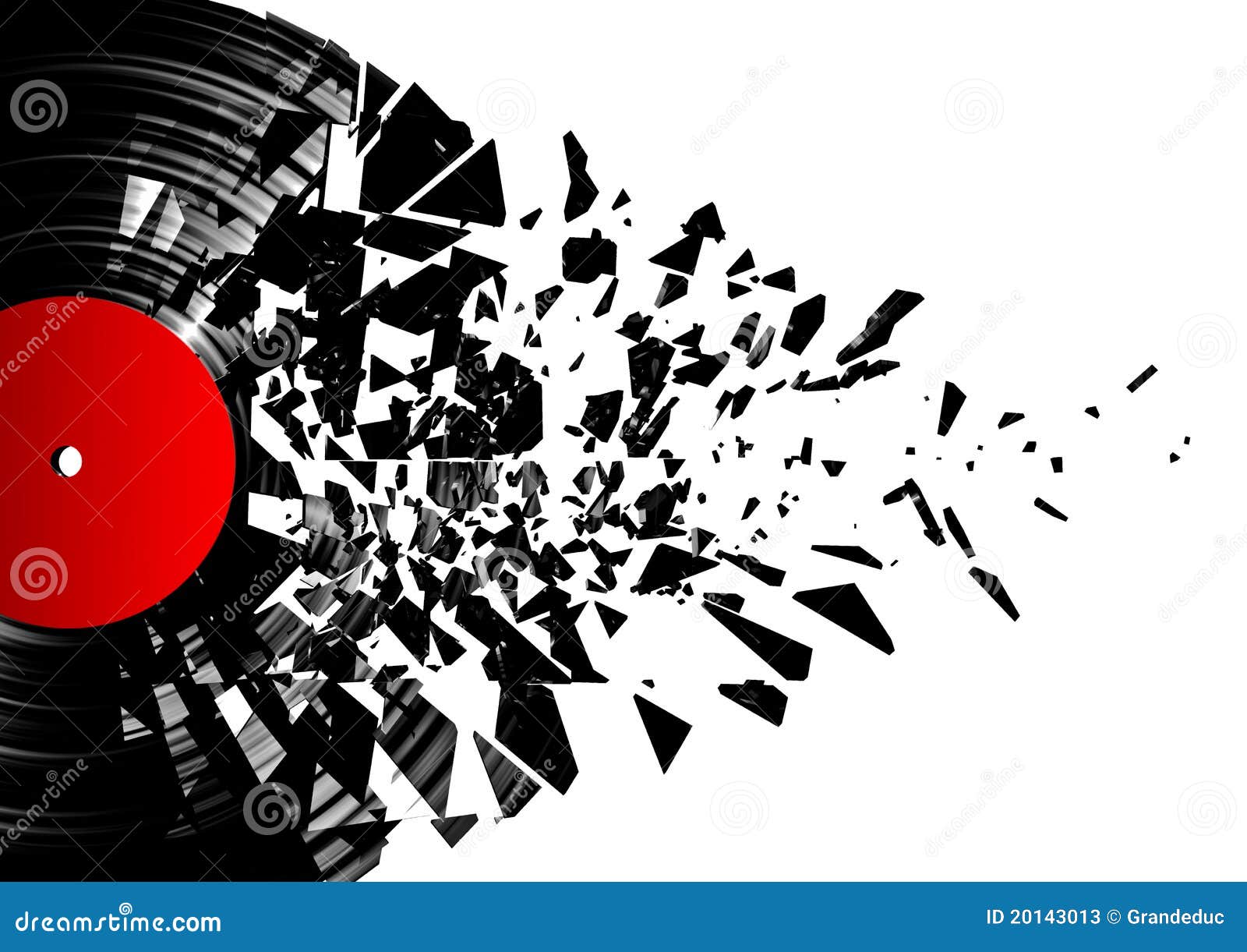 Vinyl shatter stock illustration. Illustration of dance - 20143013
