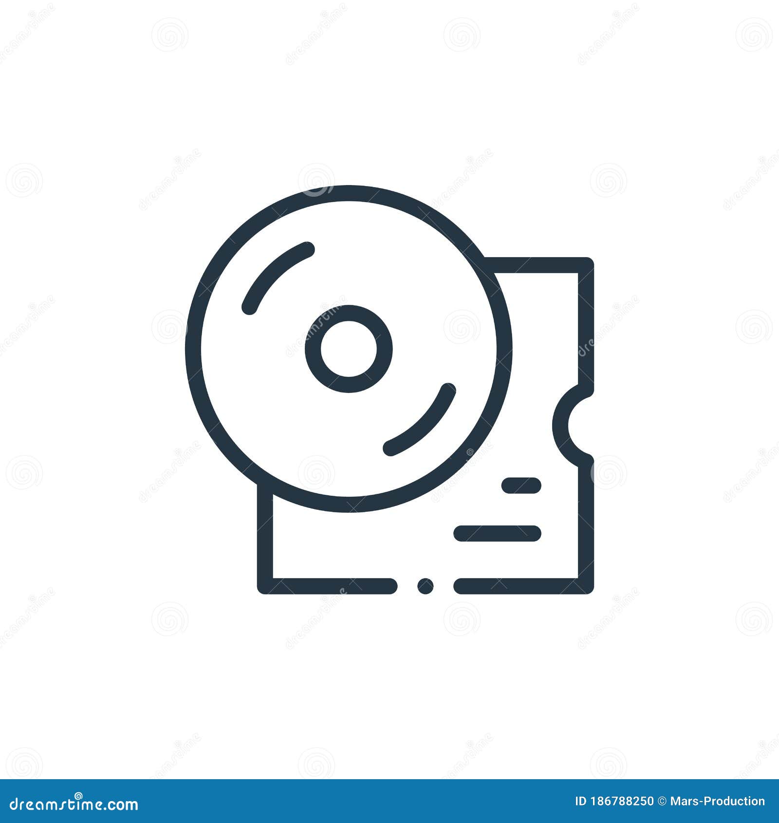 Vinyl Vector Icon. Vinyl Editable Stroke. Vinyl Linear Symbol for Use ...