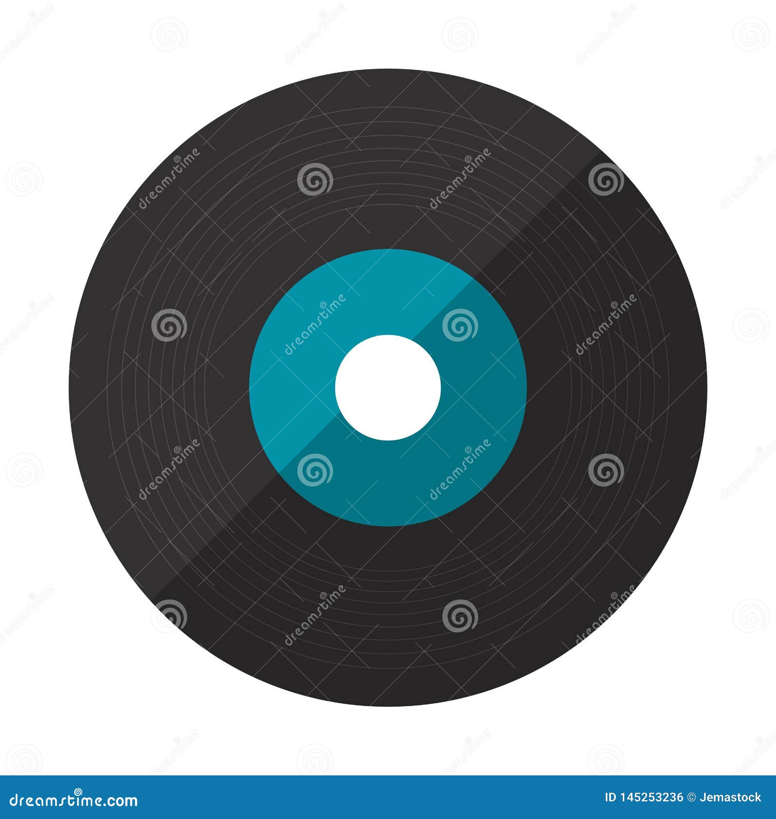 Vinyl vintage music disc stock vector. Illustration of analogue - 145253236