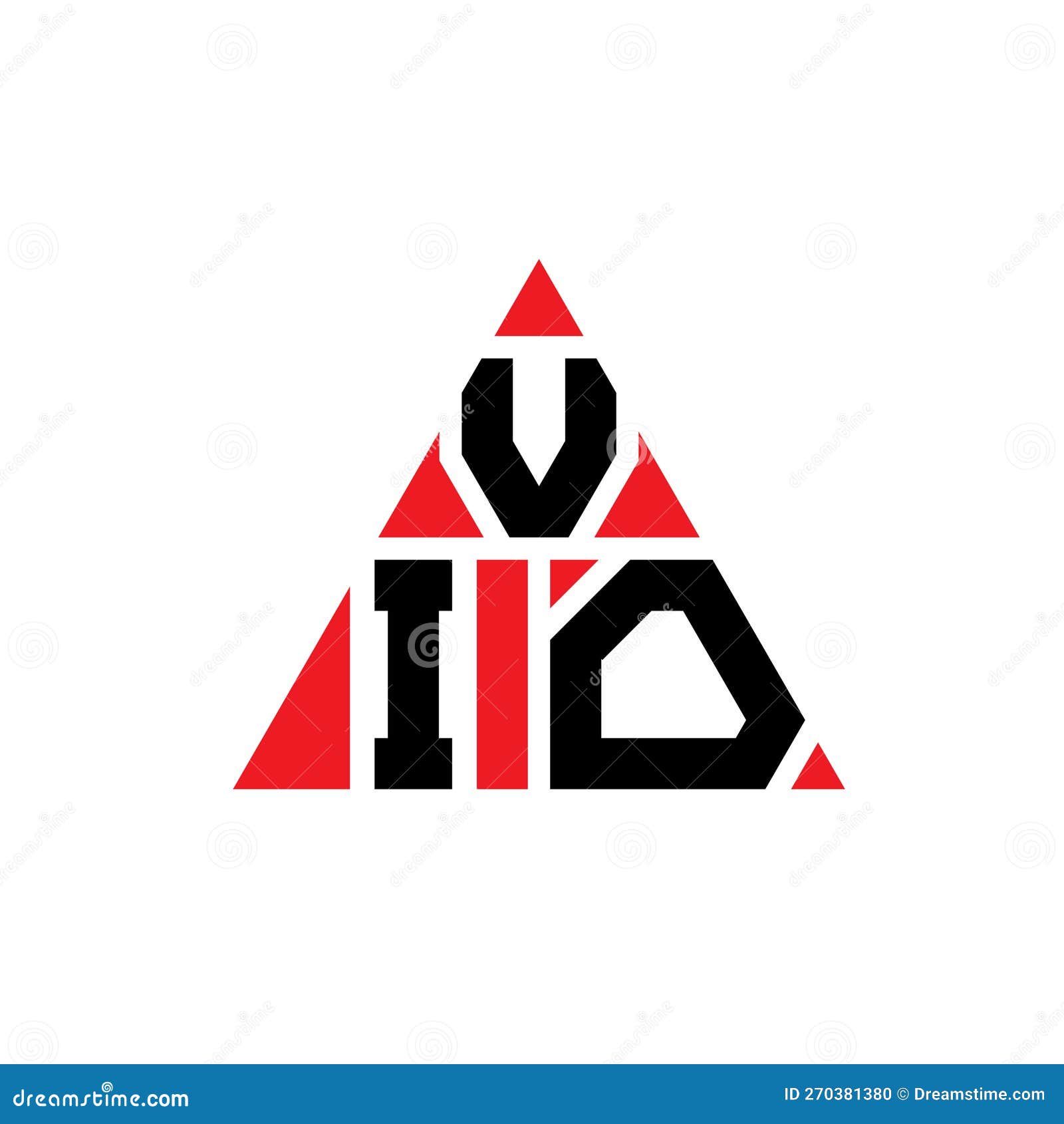 VIO Triangle Letter Logo Design with Triangle Shape. VIO Triangle Logo ...
