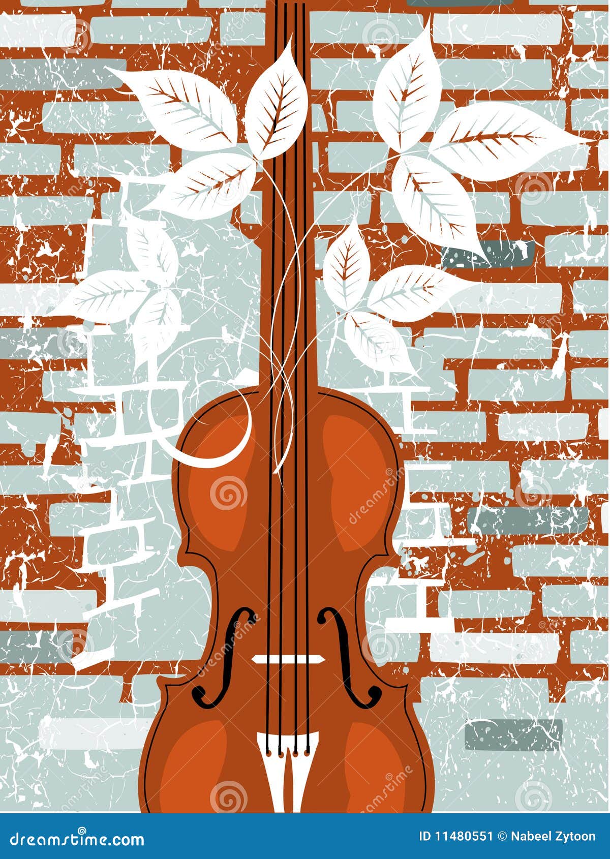 Viola stock vector. Illustration of artistic, performance - 11480551