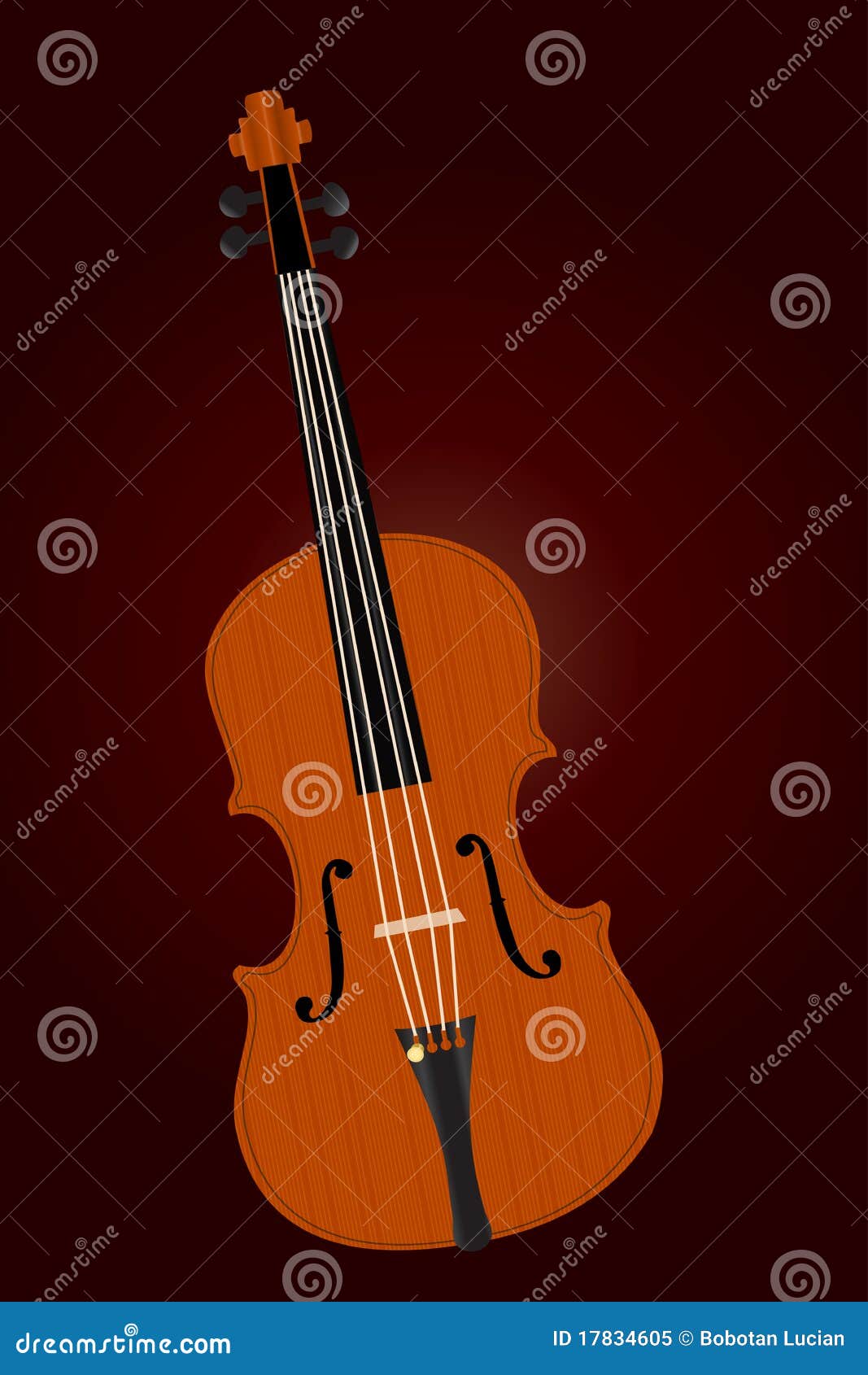 Viola vektor abbildung. Illustration von bunt, musikalisch - 17834605