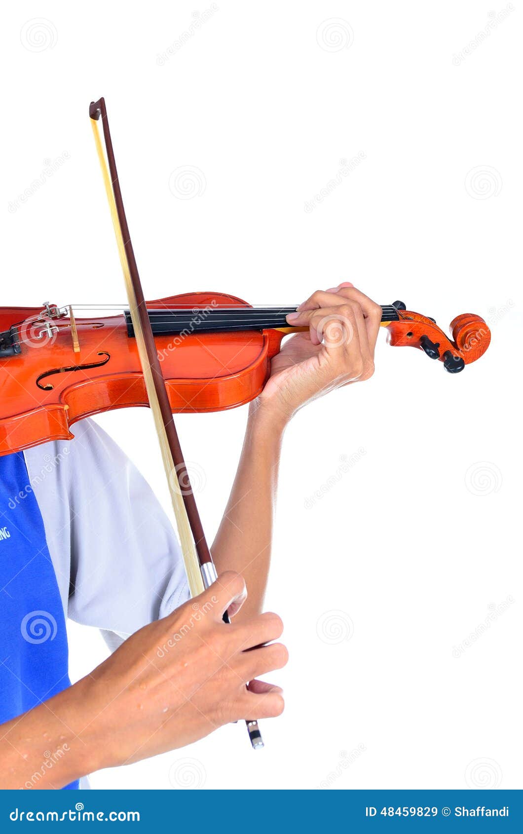 Viola Being Played by a Musician Stock Image - Image of elegance, hand ...