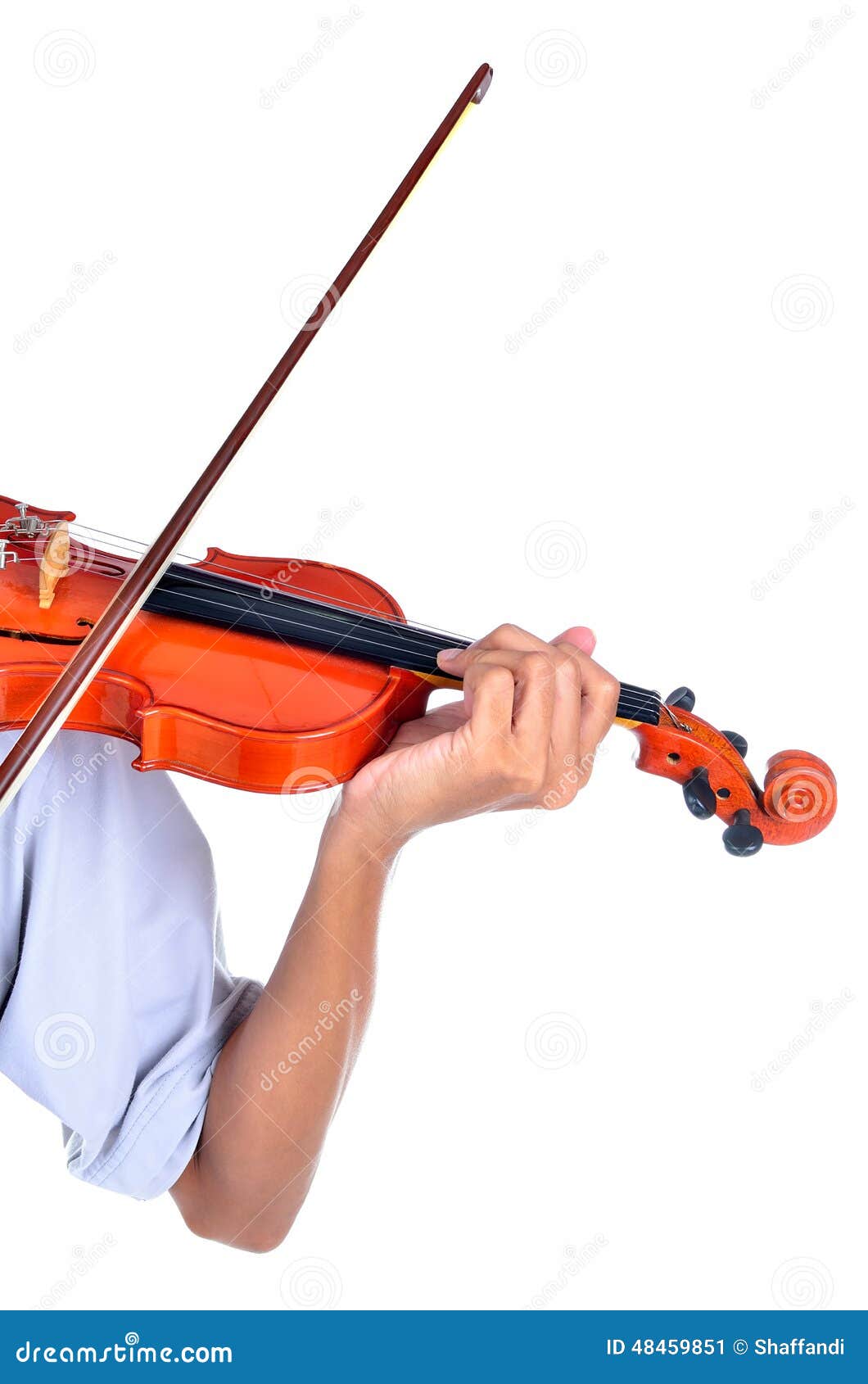 Viola Being Played by a Musician Stock Image - Image of practice ...