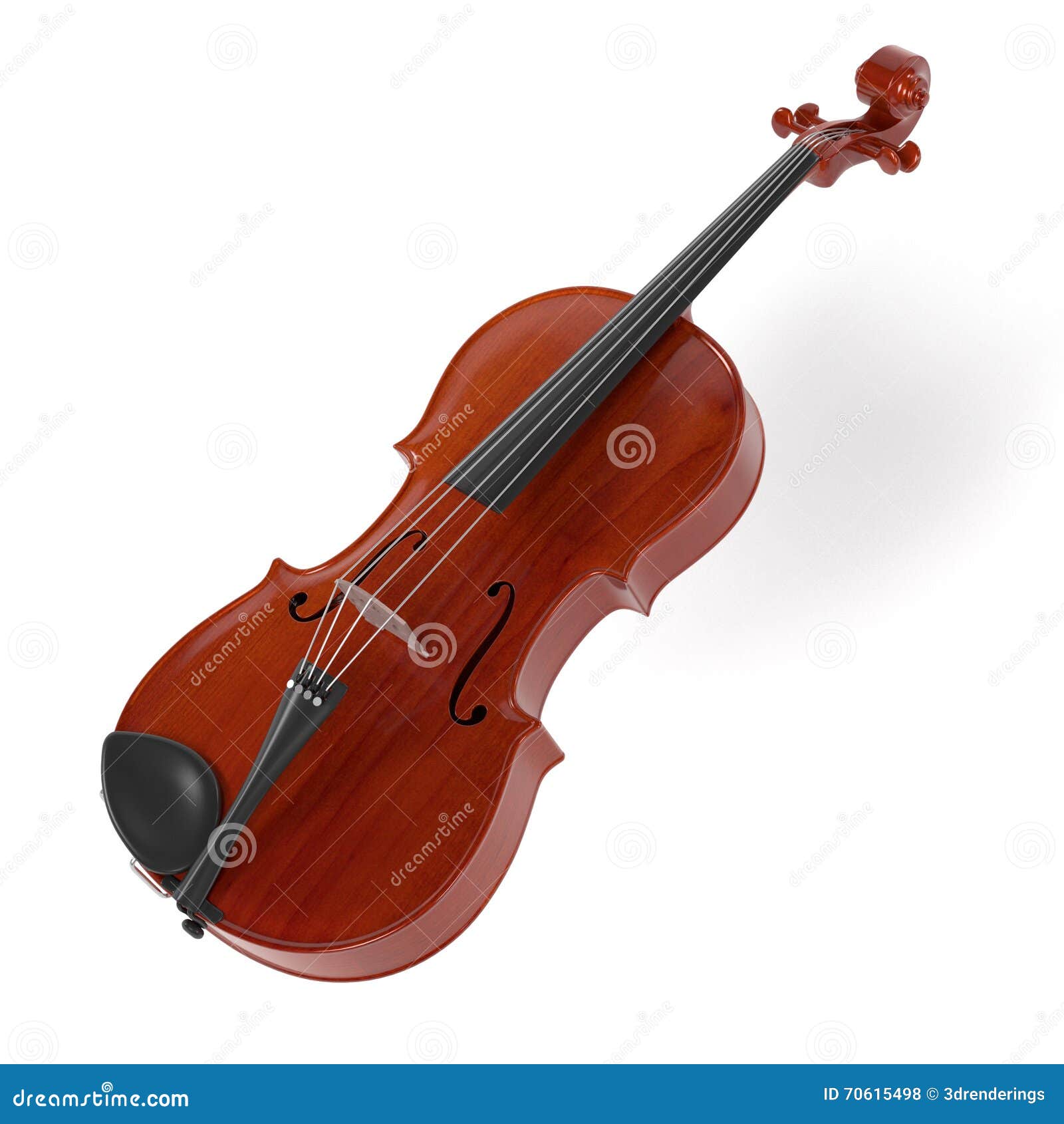Viola musical instrument stock illustration. Illustration of realistic ...