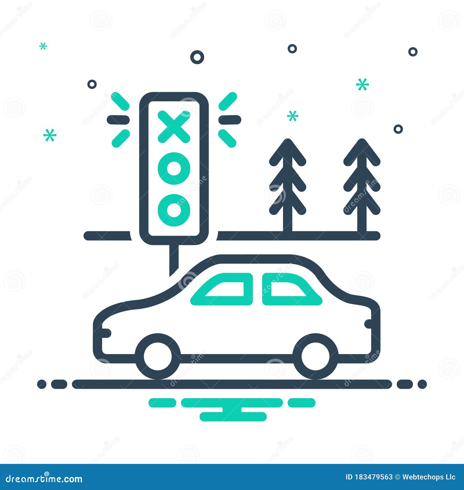 Mix Icon for Violate, Contravene and Breach Stock Vector - Illustration ...