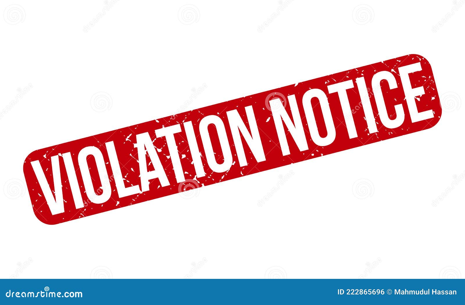 Violation Notice Rubber Stamp. Red Violation Notice Rubber Grunge Stamp ...