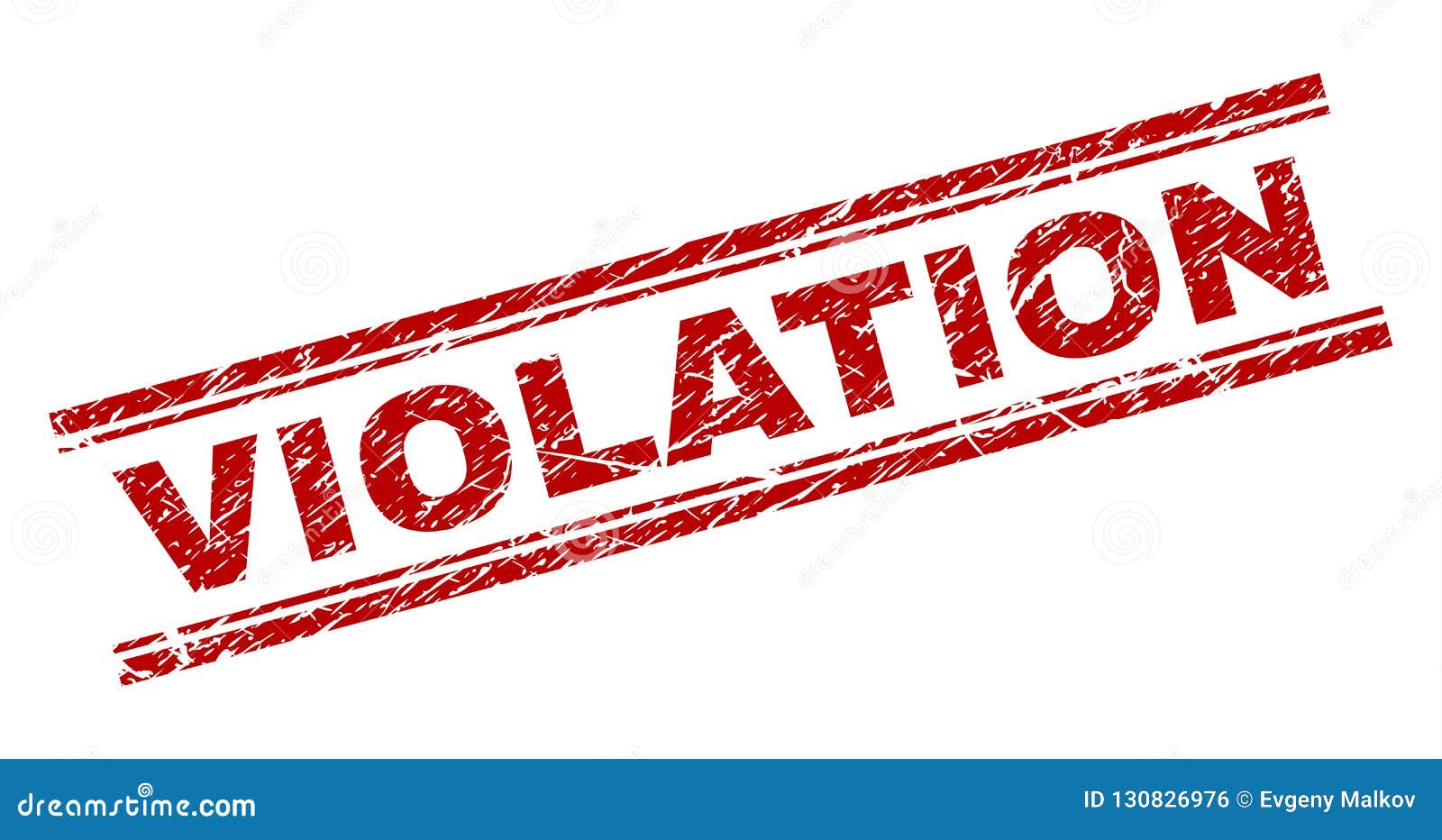 Scratched Textured VIOLATION Stamp Seal Stock Vector - Illustration of ...