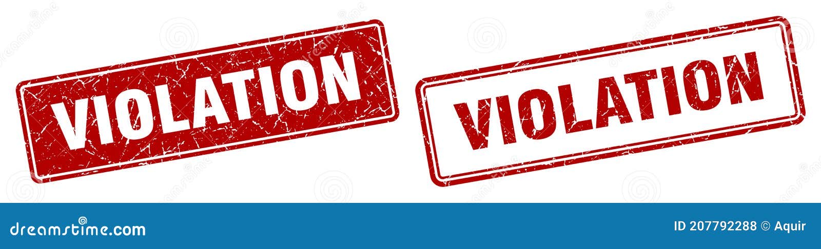 Violation Stamp Set. Violation Square Grunge Sign Stock Vector ...