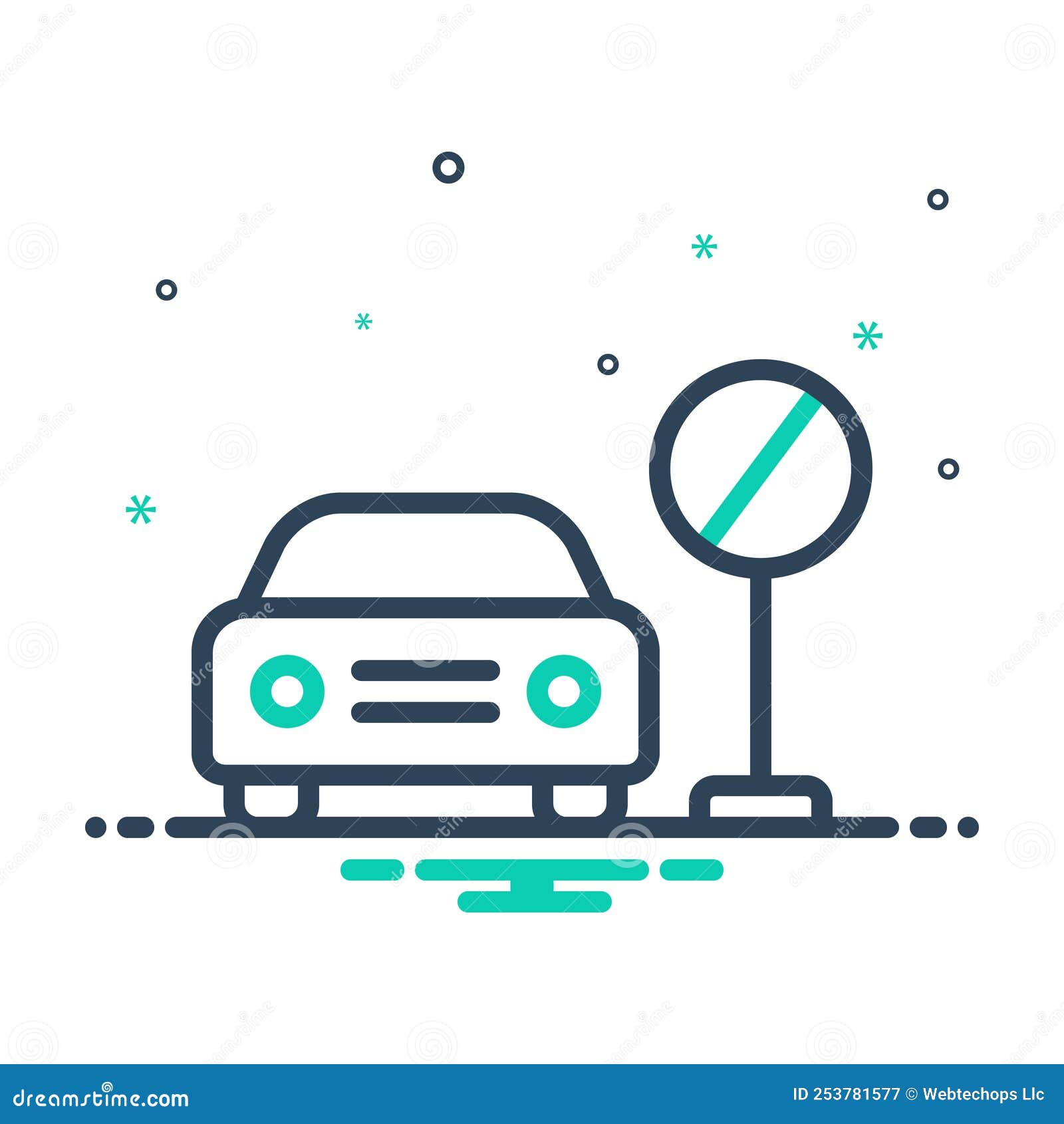 Mix Icon for Violations, Infringement and Breach Stock Vector ...