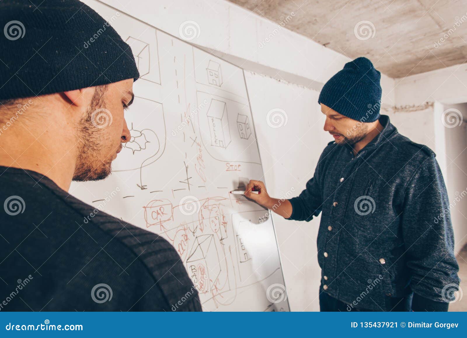 Violent Men Making Plan for Robbery Stock Image - Image of mafia ...