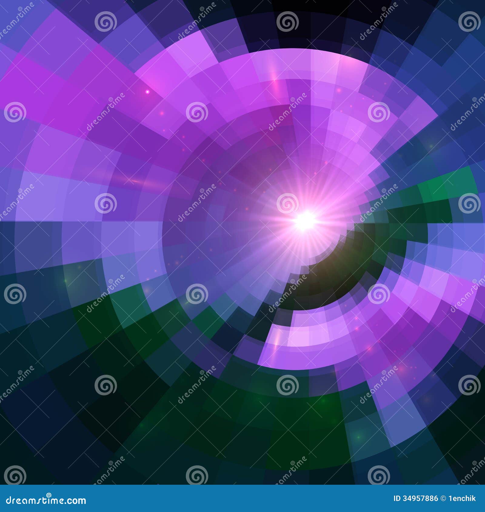 Violet Abstract Circle Tiled Vector Background Stock Vector ...