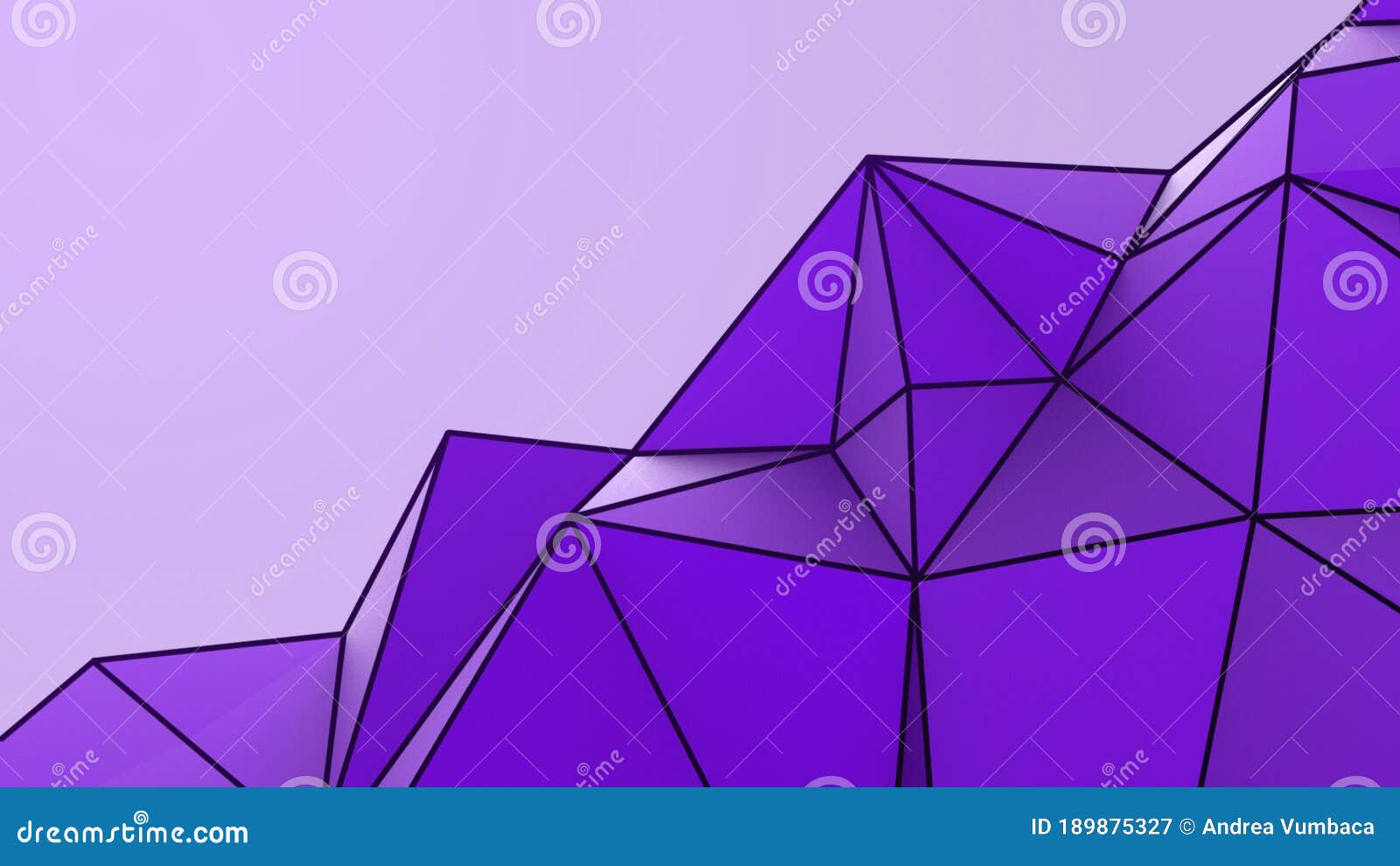 Violet Abstract Modern Crystal Background. Polygon, Line, Triangle ...