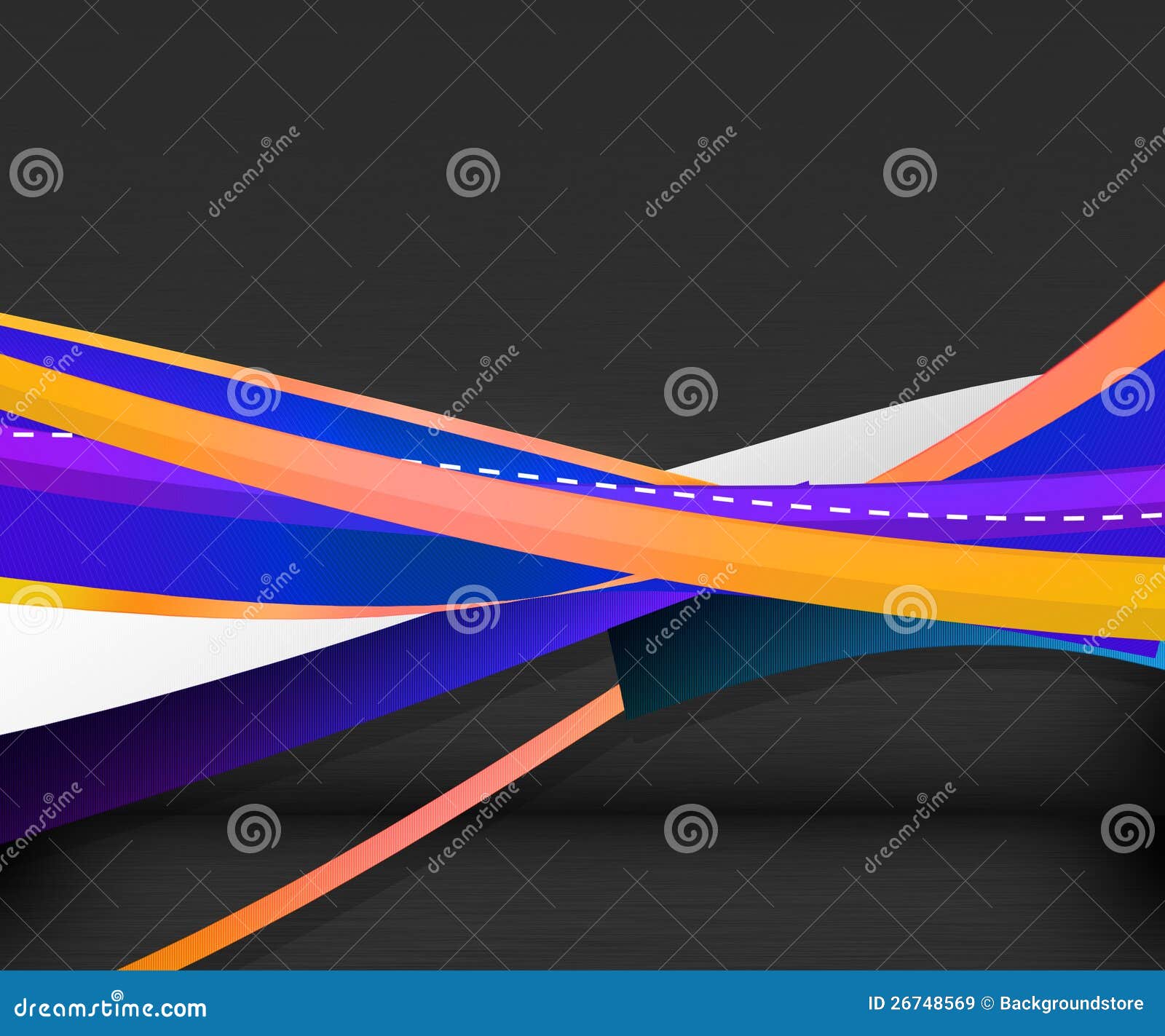 Violet Abstract Shapes Dark Background Stock de ilustración ...