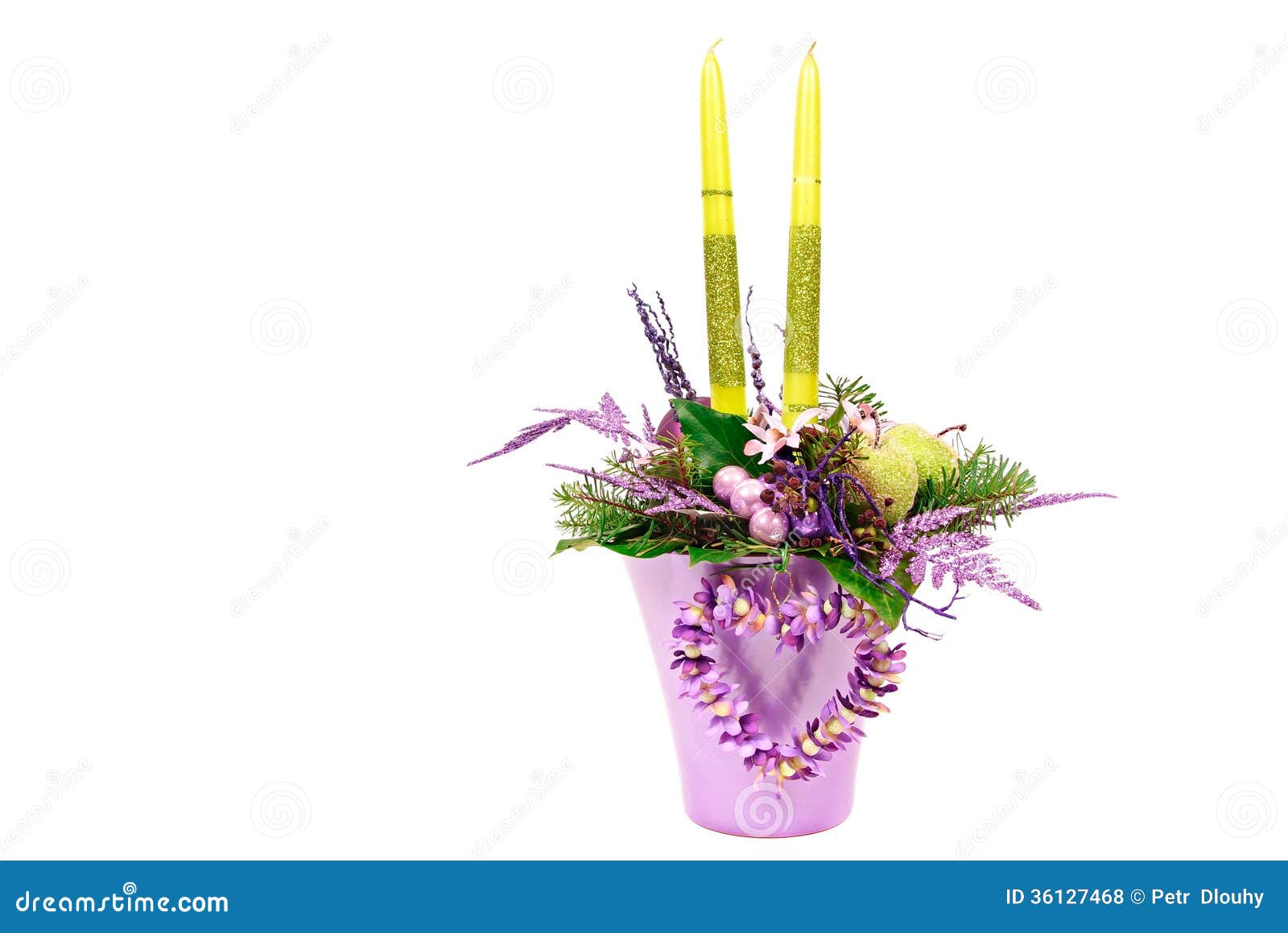 Violet advent decoration stock photo. Image of cone, decoration - 36127468